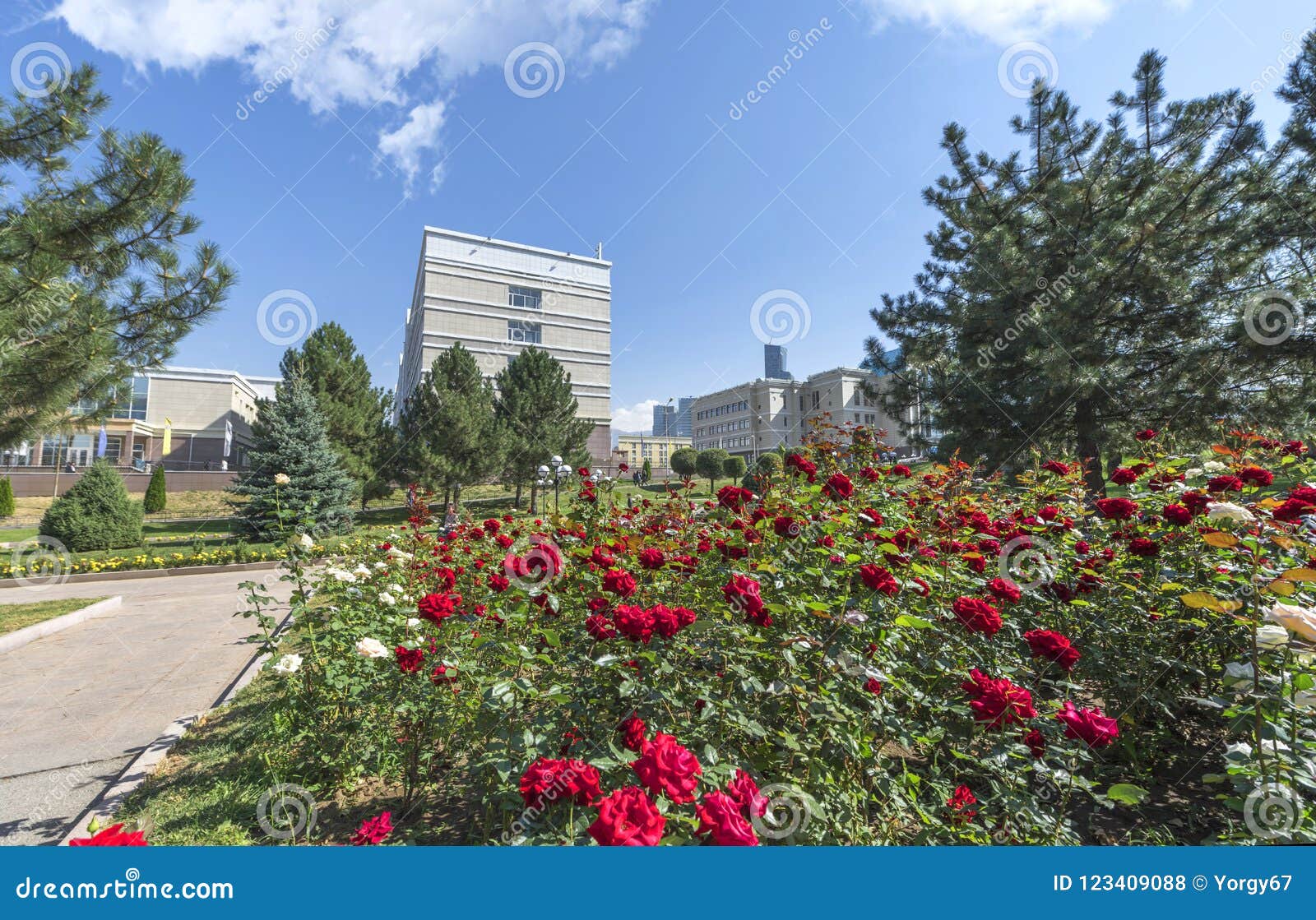 View on the Building of the State University of Almaty Editorial Stock ...
