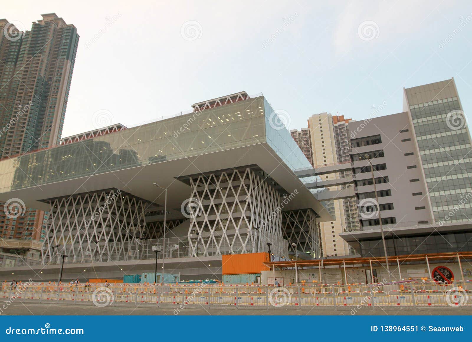 A Campus of VTC at Hong Kong Stock Image - Image of university ...
