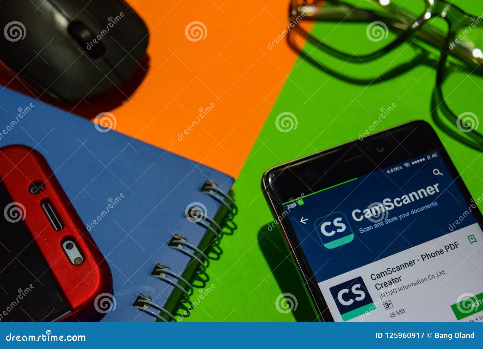 CamScanner - Phone PDF Creator Dev App on Smartphone Screen. Editorial ...