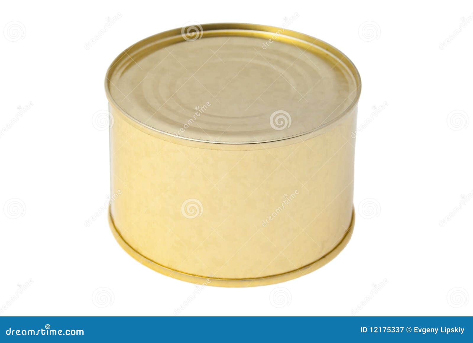 Can stock image. Image of yellow, meat, metallic, industry - 12175337