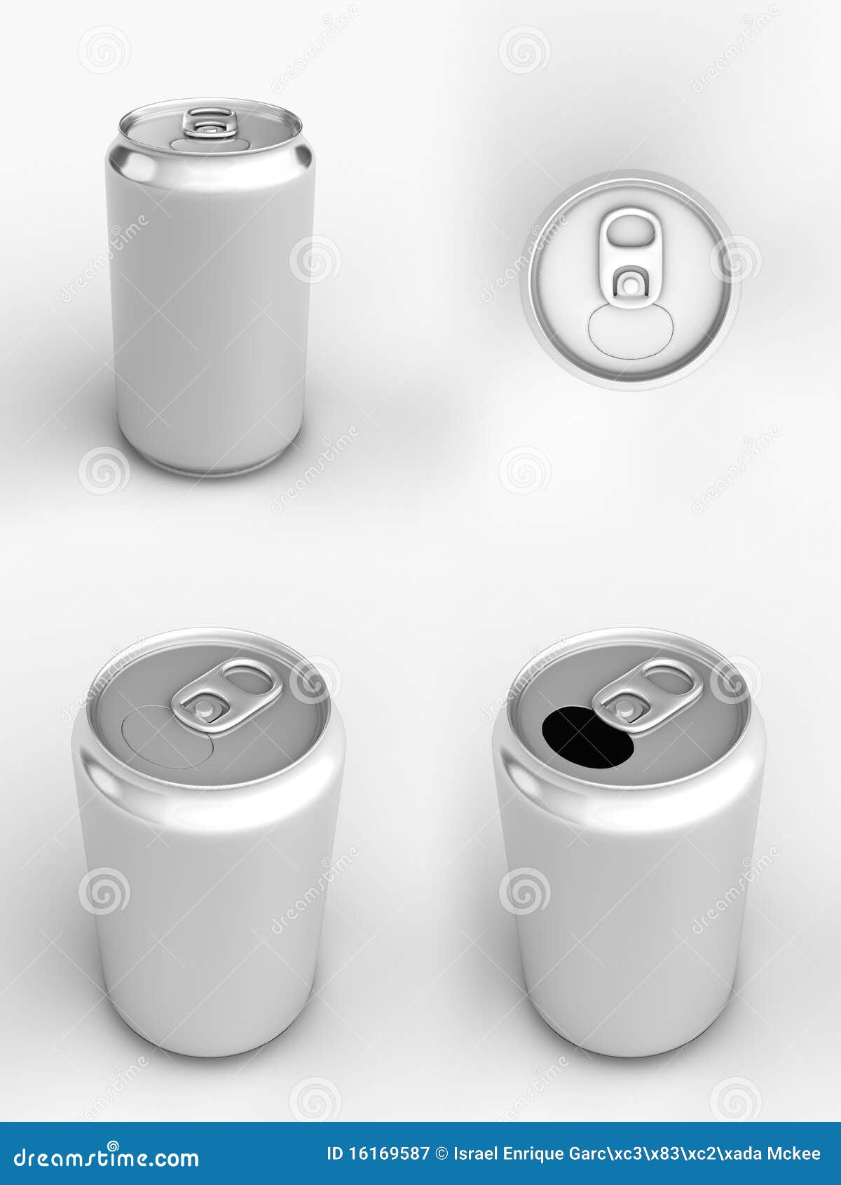 Can stock illustration. Illustration of open, cola, views - 16169587