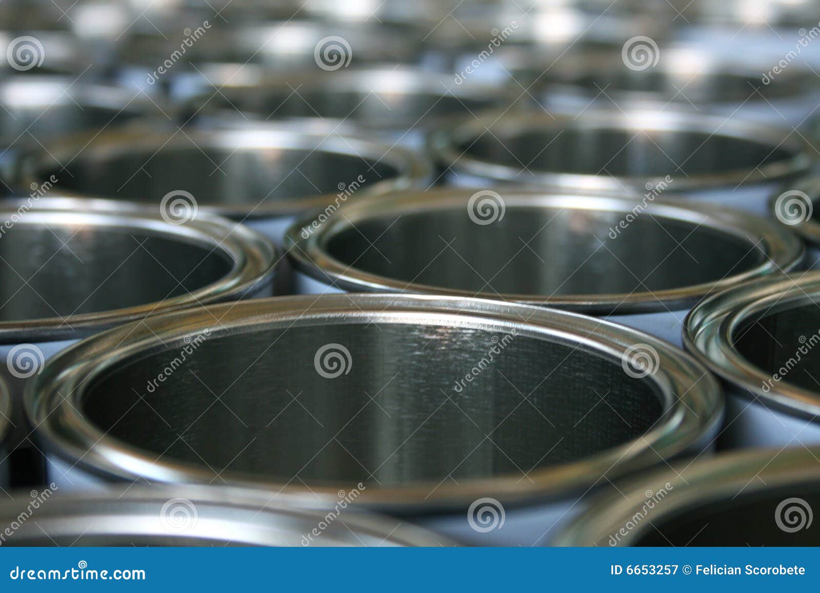 Can stock image. Image of round, empty, metal, industry - 6653257