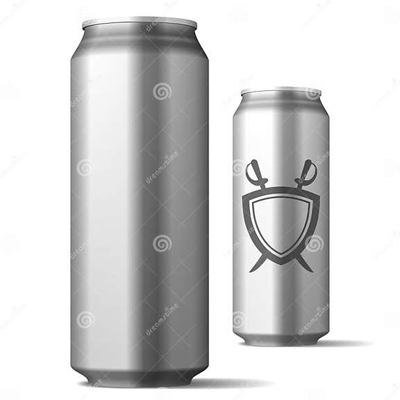 Can stock vector. Illustration of disposable, steel, recycling - 6914594