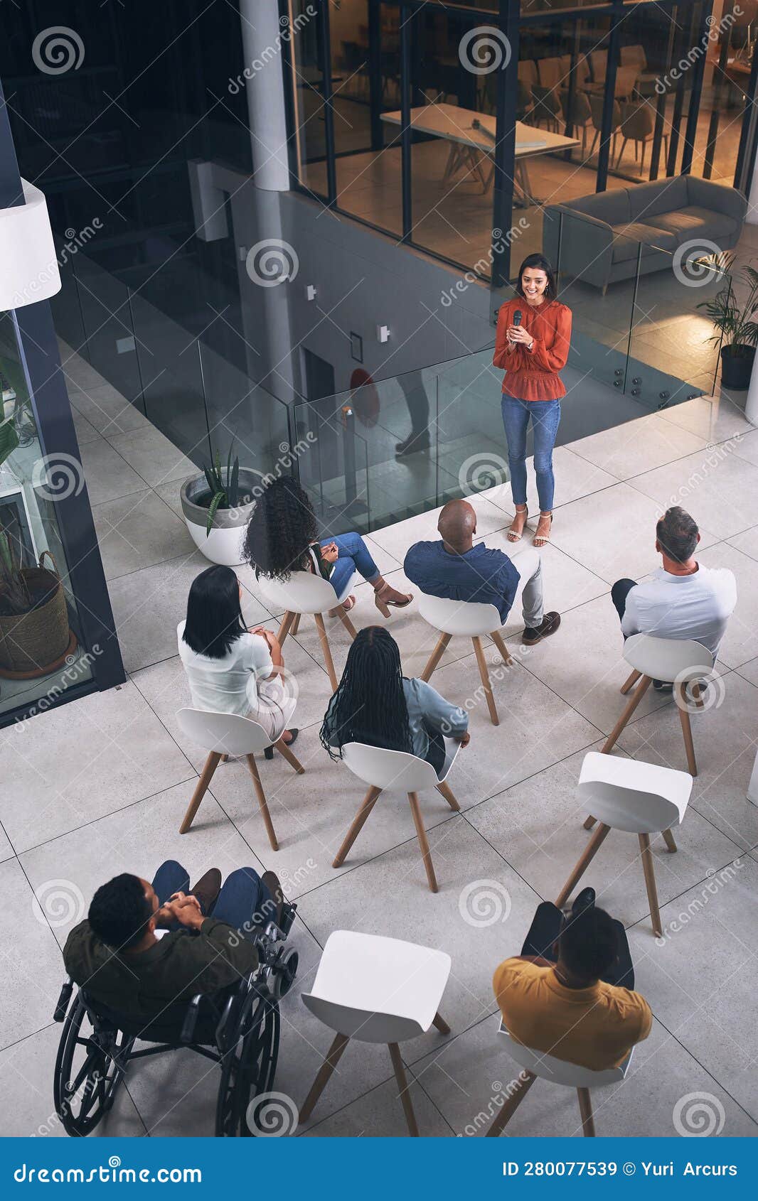 We Can All Learn Something Today. a Group of Businesspeople Attending a ...