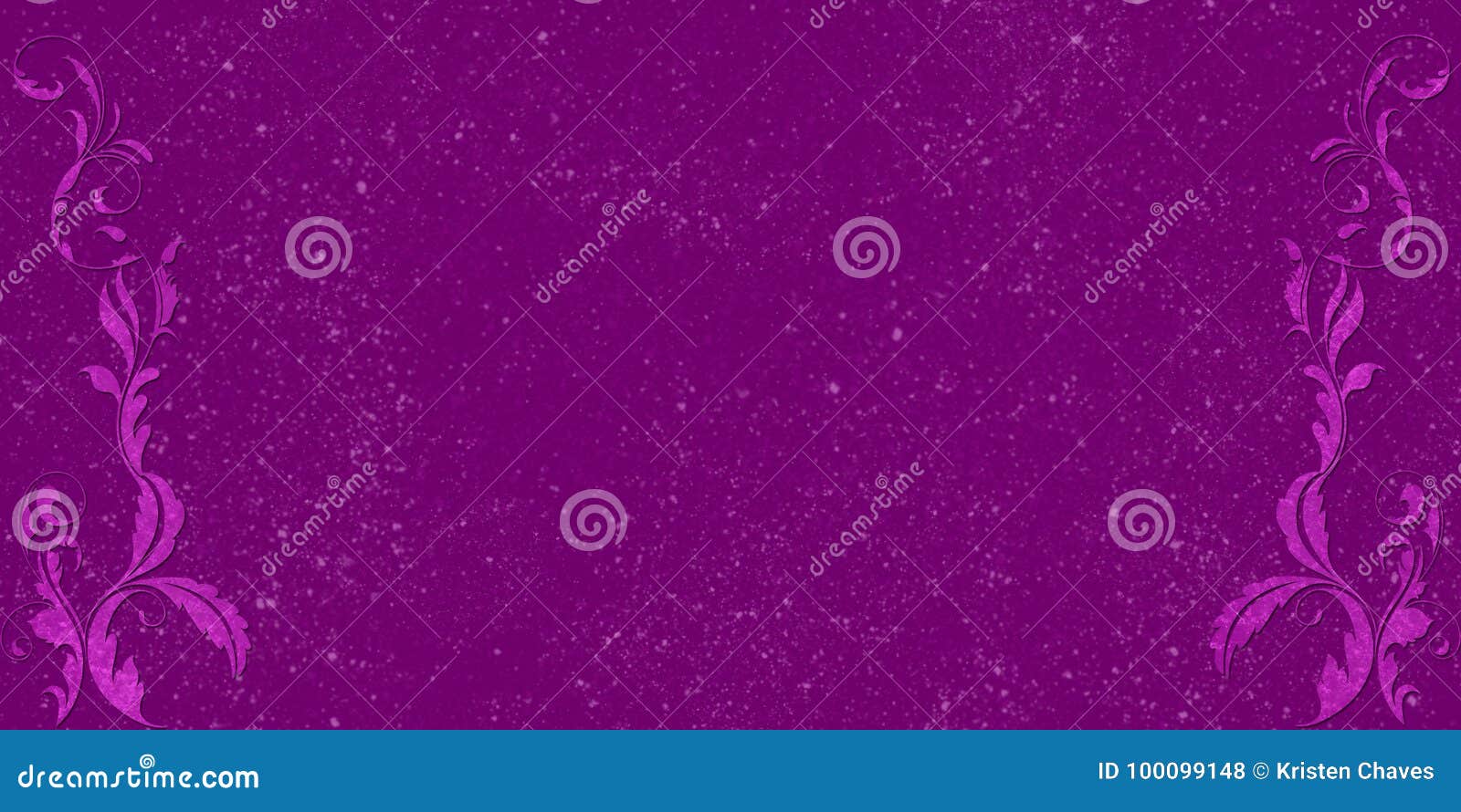 Purple Decorations stock illustration. Illustration of flower - 100099148