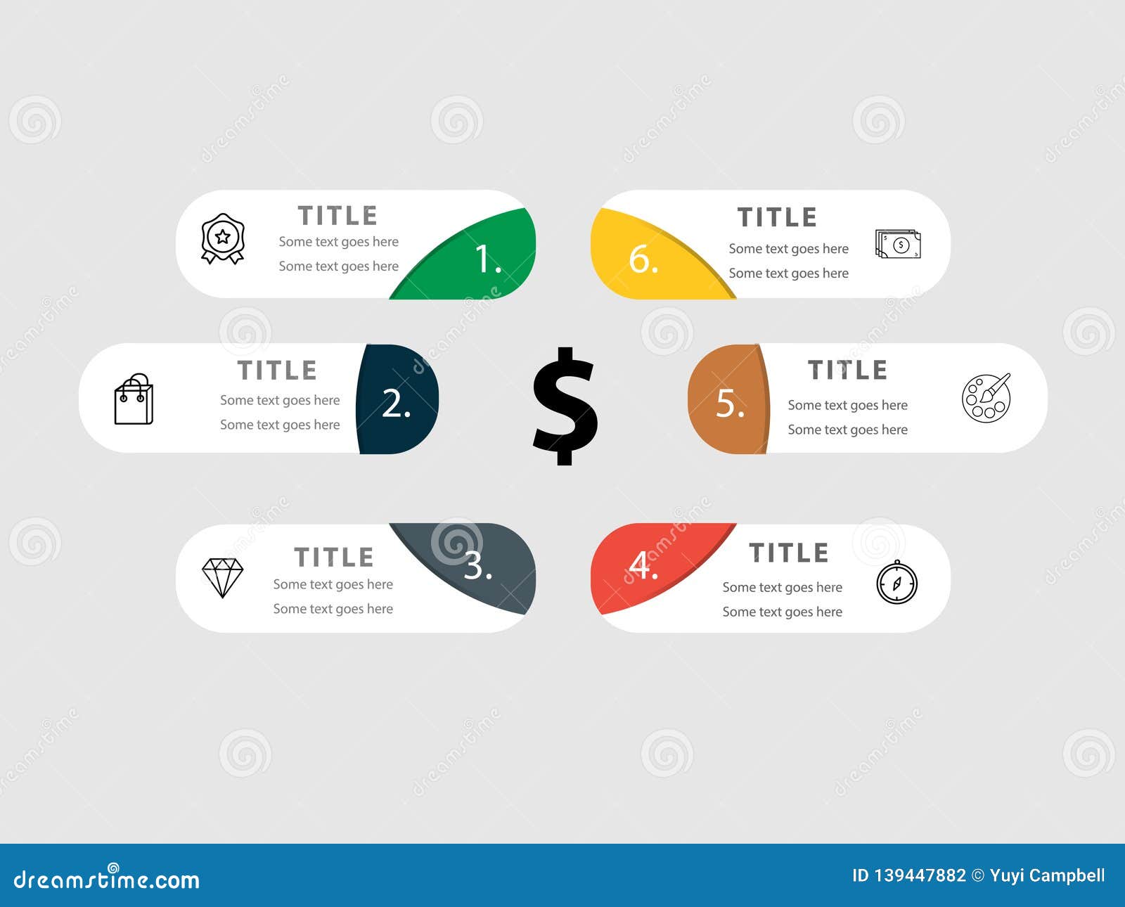 Template For Diagram, Graph, Presentation And Chart. Vector ...
