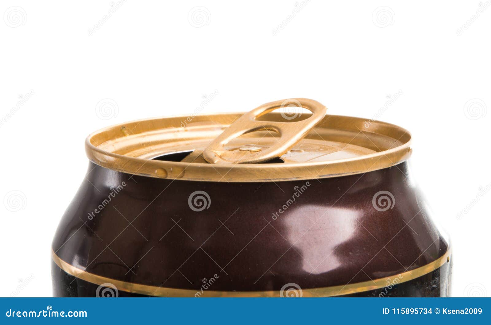 Can of beer isolated stock photo. Image of alcohol, beer - 115895734
