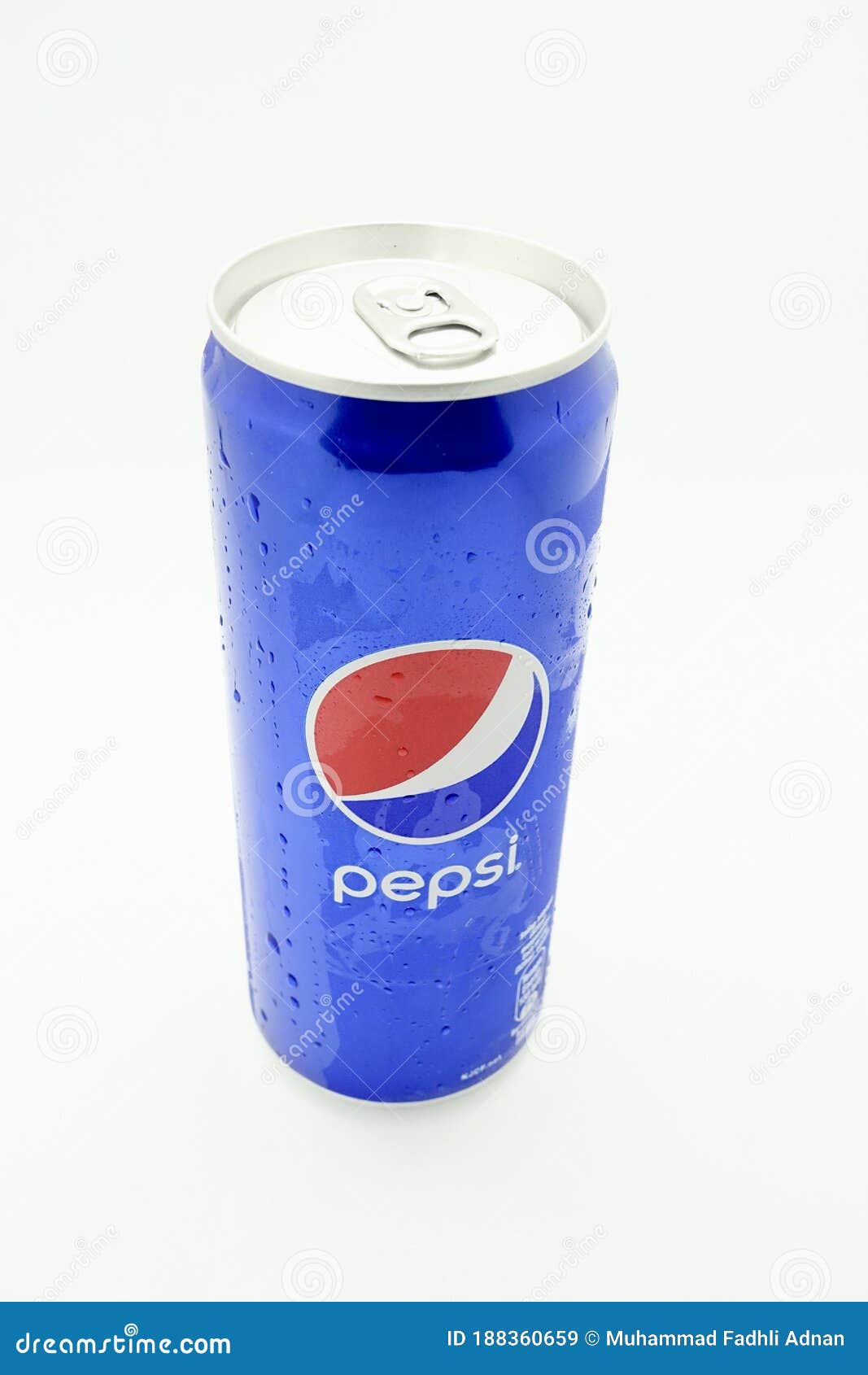 A Can of Blue Pepsi Against Isolated Editorial Stock Image - Image of ...