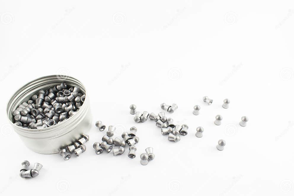Can with bullets. stock image. Image of industrial, battle - 94887951