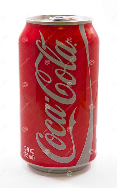 Can of Coca Cola editorial stock photo. Image of wave - 17935363