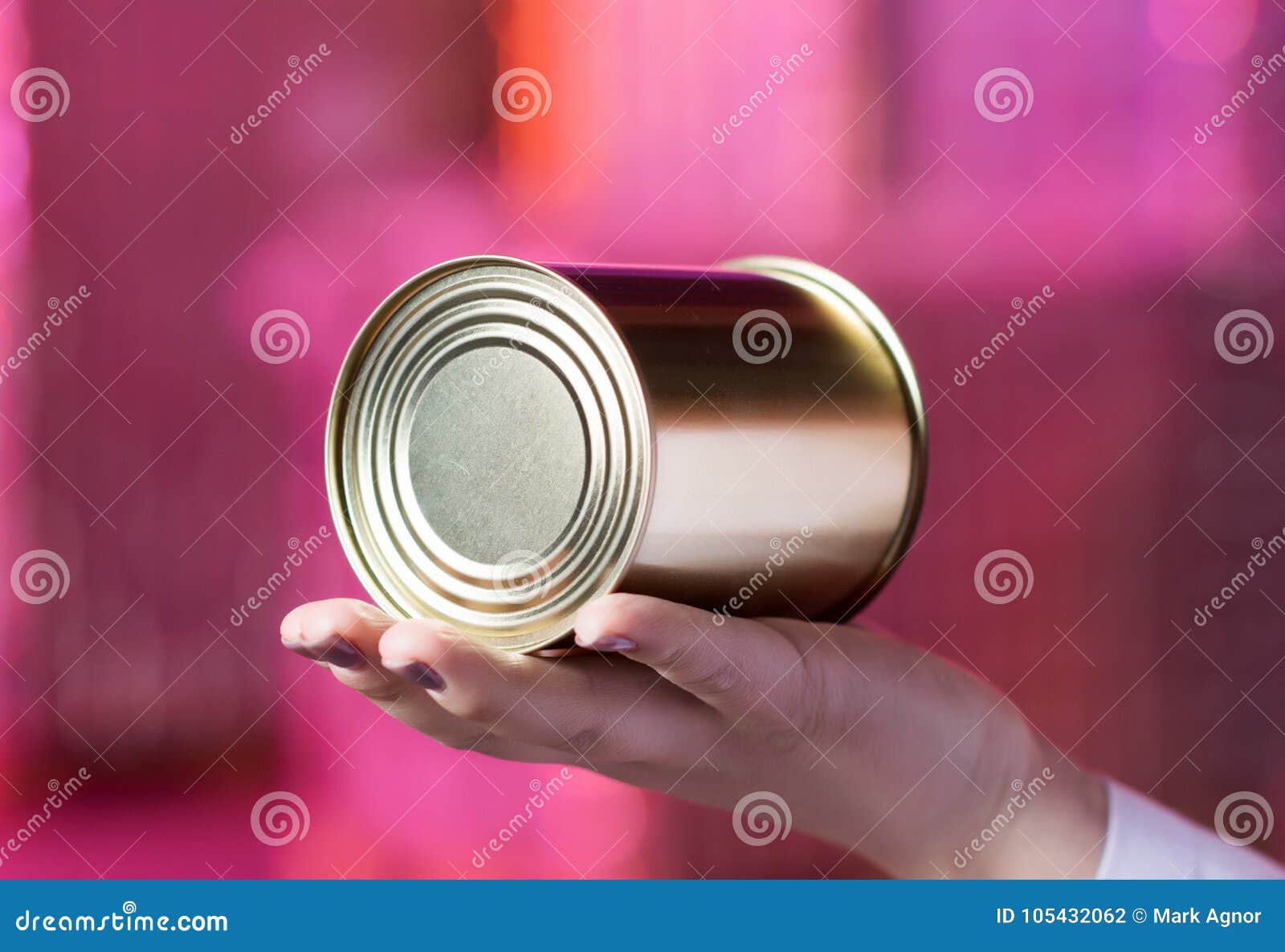Can colorful empty stock photo. Image of nutrition, blank - 105432062