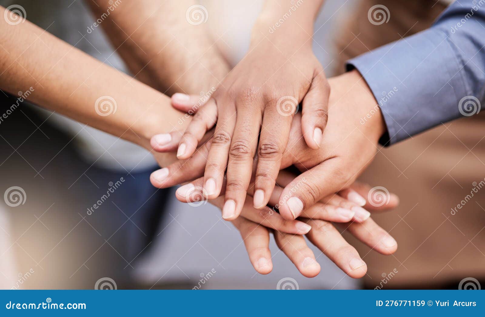 We Can Do this. a Group of Business People with Their Hands Stacked ...