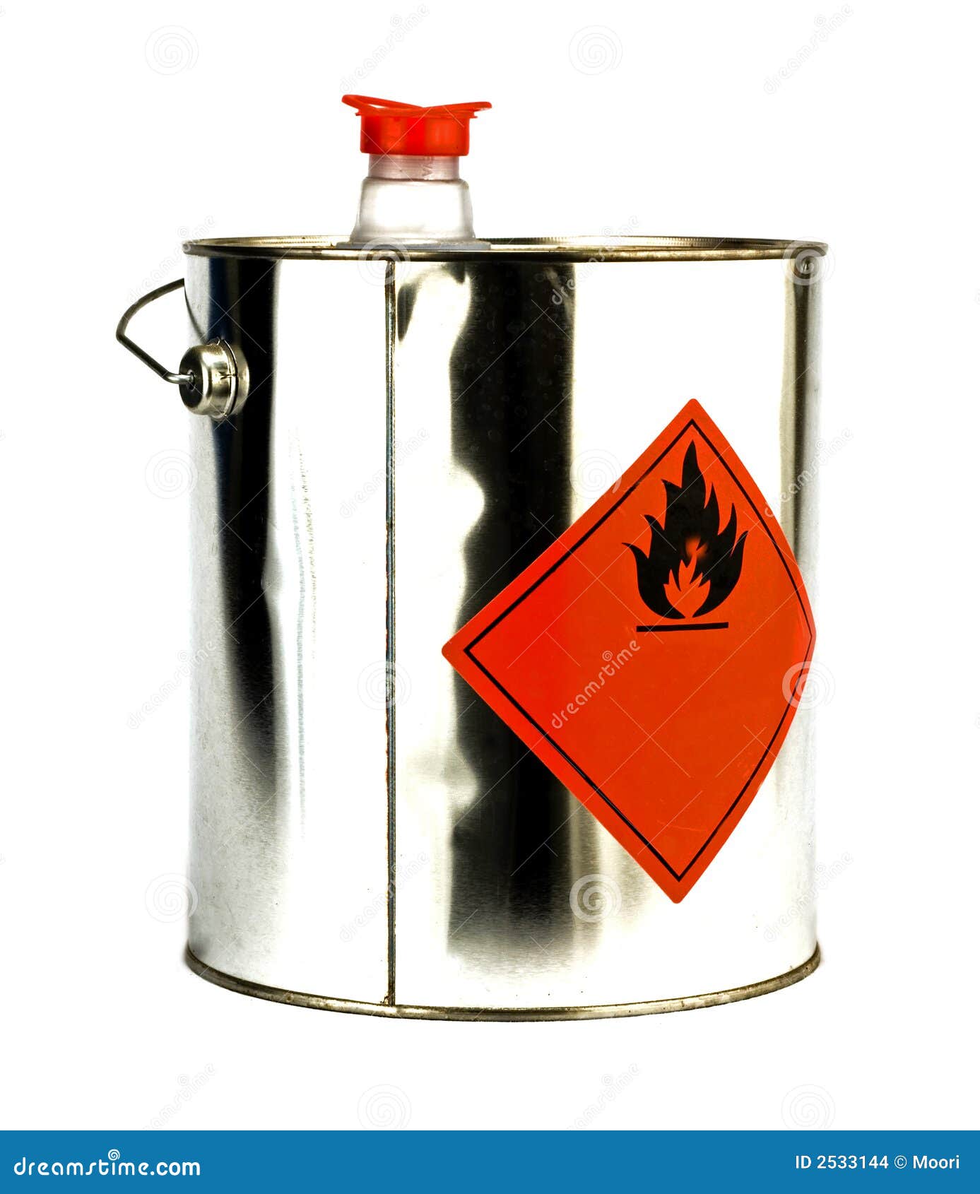 Can with flammable content stock photo. Image of lethal - 2533144