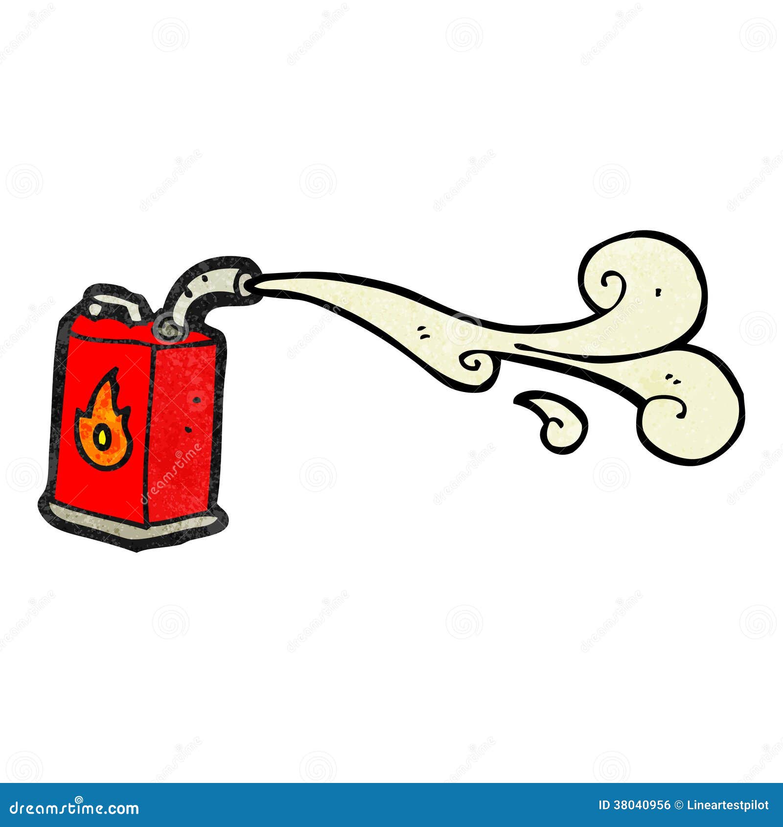 Can of gasoline cartoon stock vector. Illustration of quirky - 38040956