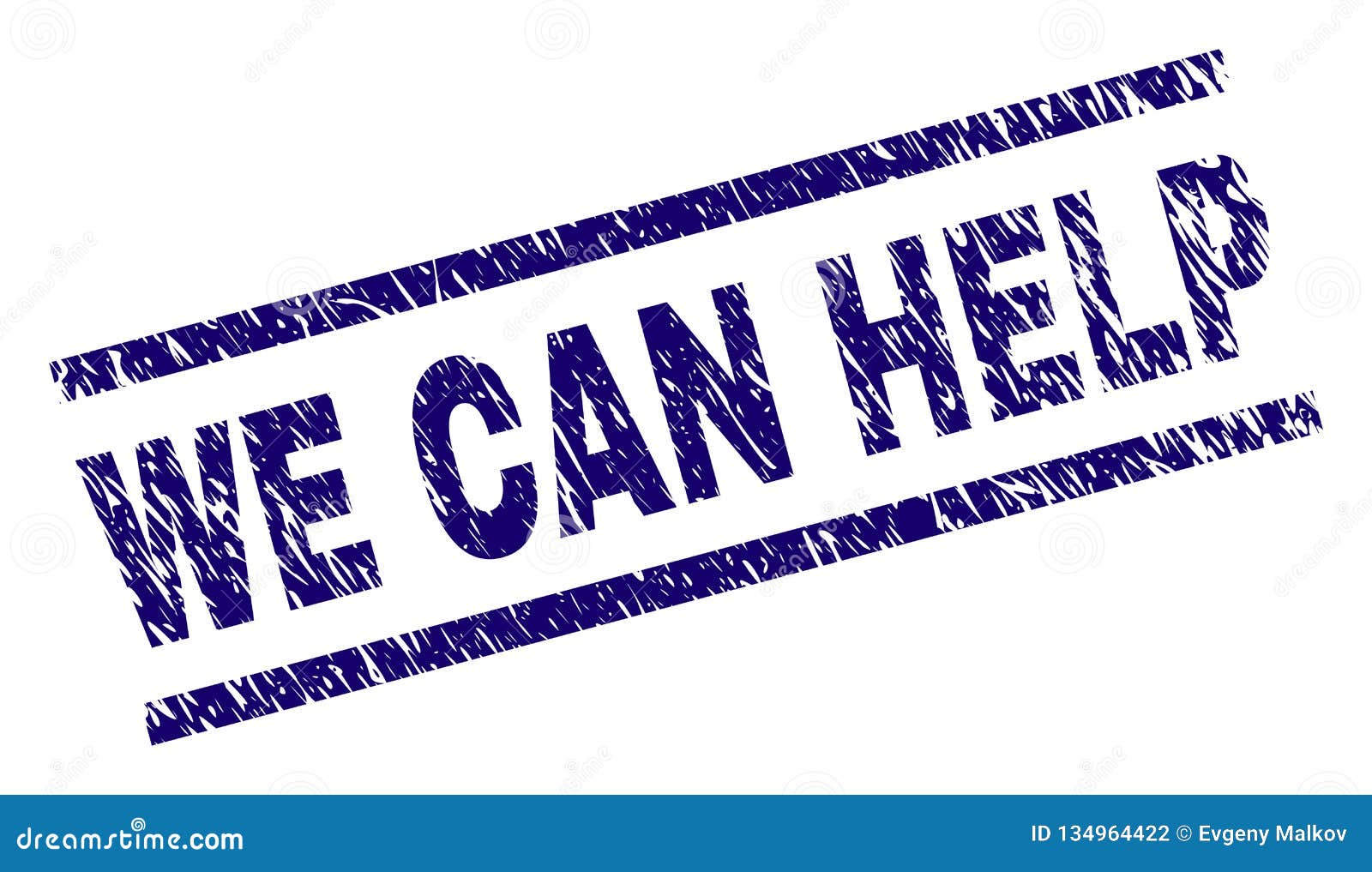 Grunge Textured we CAN HELP Stamp Seal Stock Vector - Illustration of ...