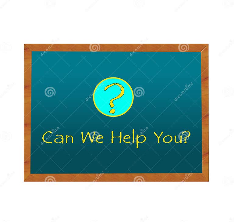Can we Help You stock illustration. Illustration of achievement - 32968124
