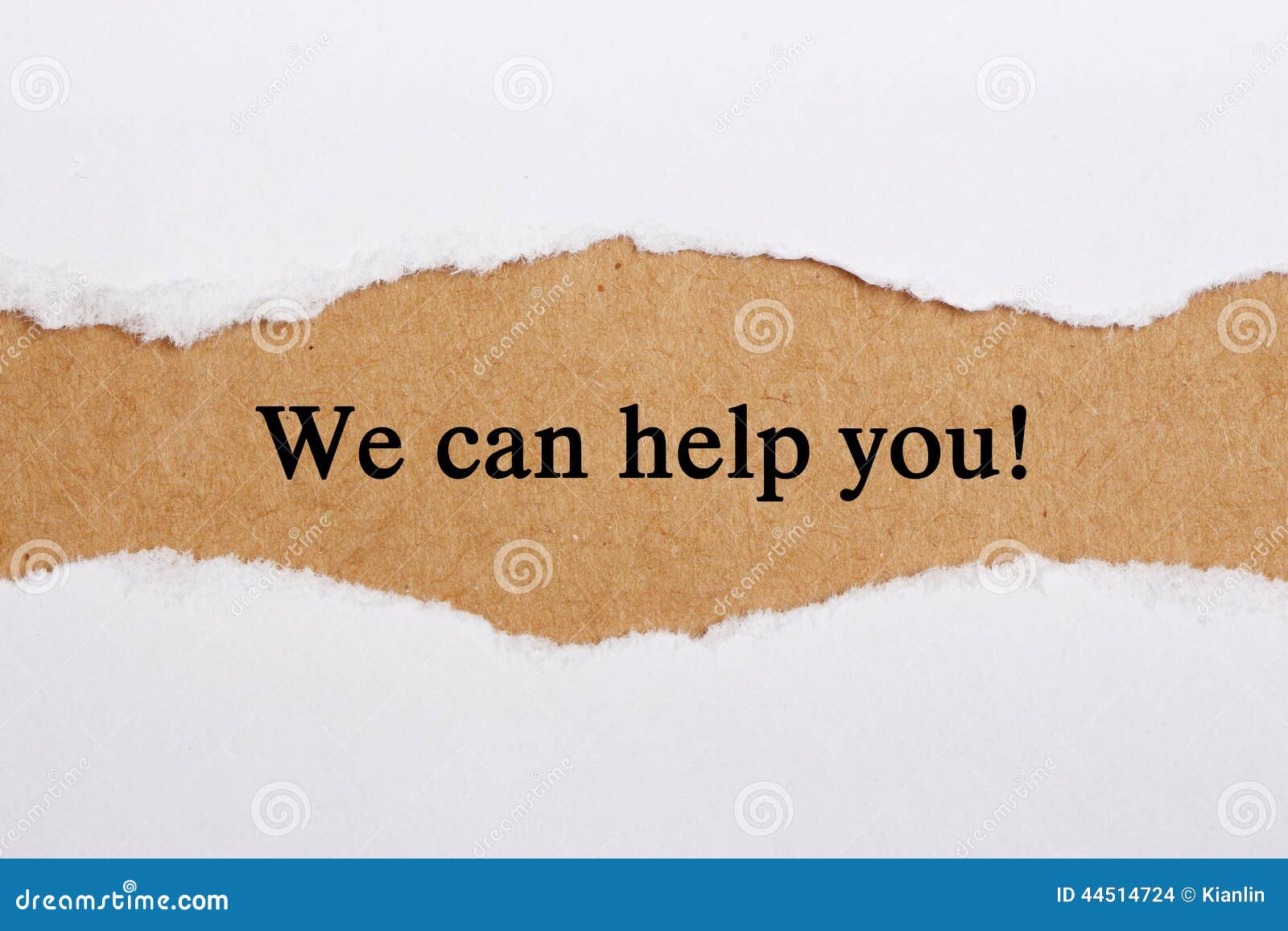We Can Help You stock photo. Image of brown, announcement - 44514724