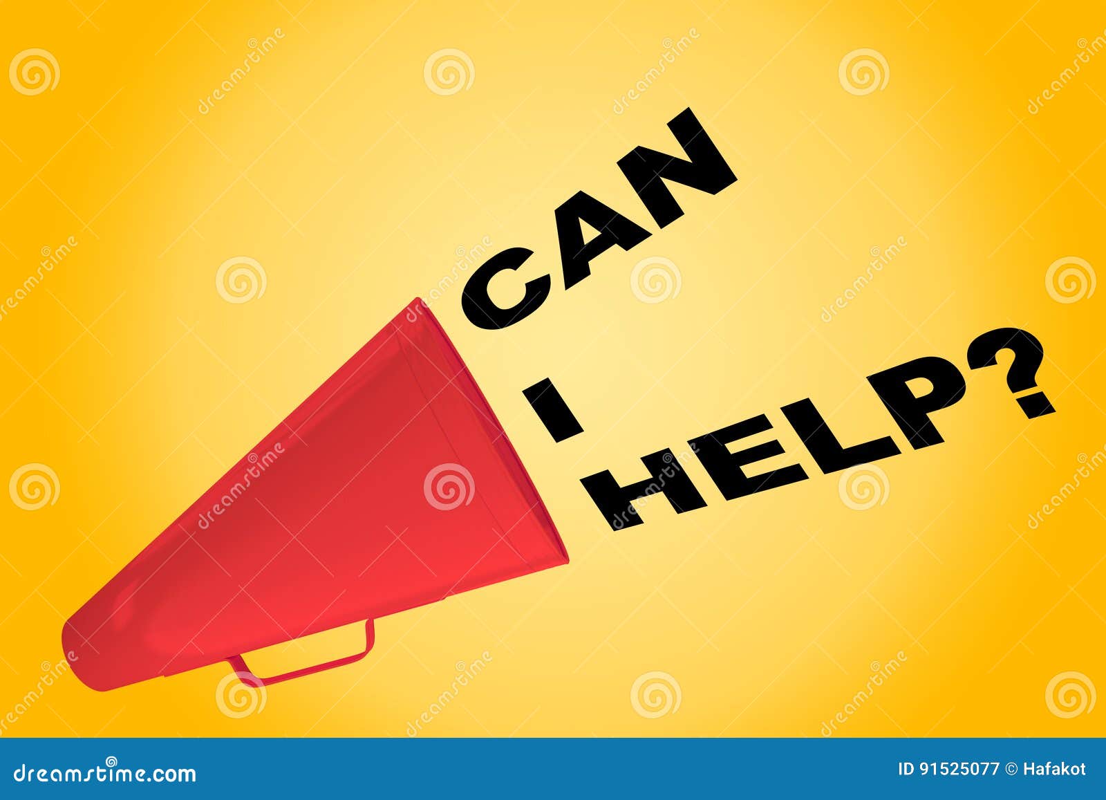 Can I Help? concept stock illustration. Illustration of concept - 91525077