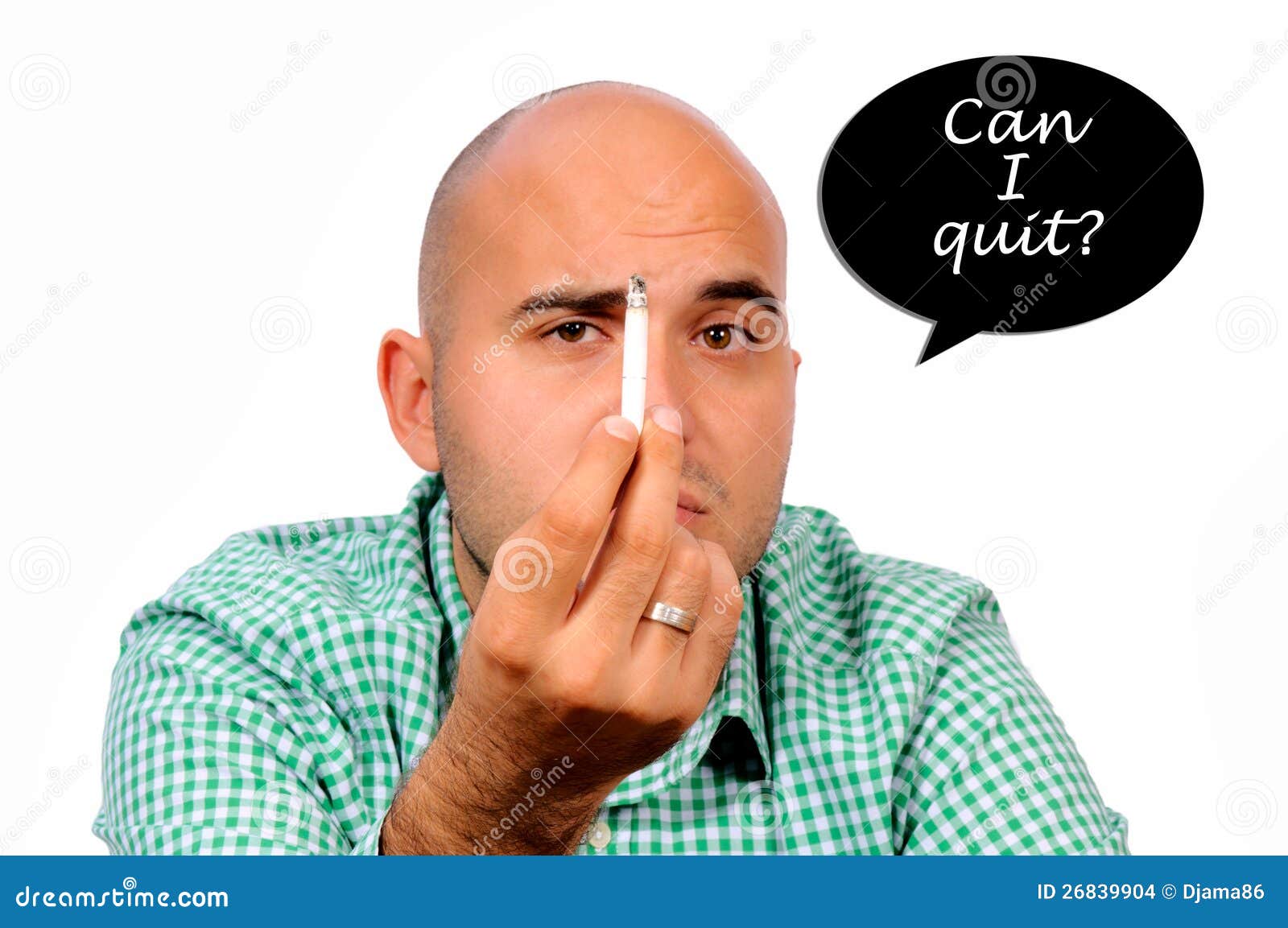 Can I quit stock photo. Image of nose, ashes, cigarette - 26839904