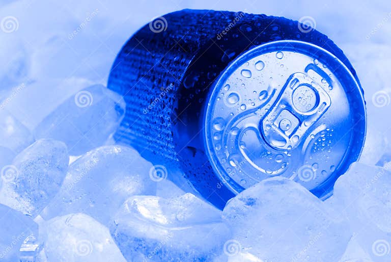 Can on ice stock image. Image of condensation, water, objects - 6477519
