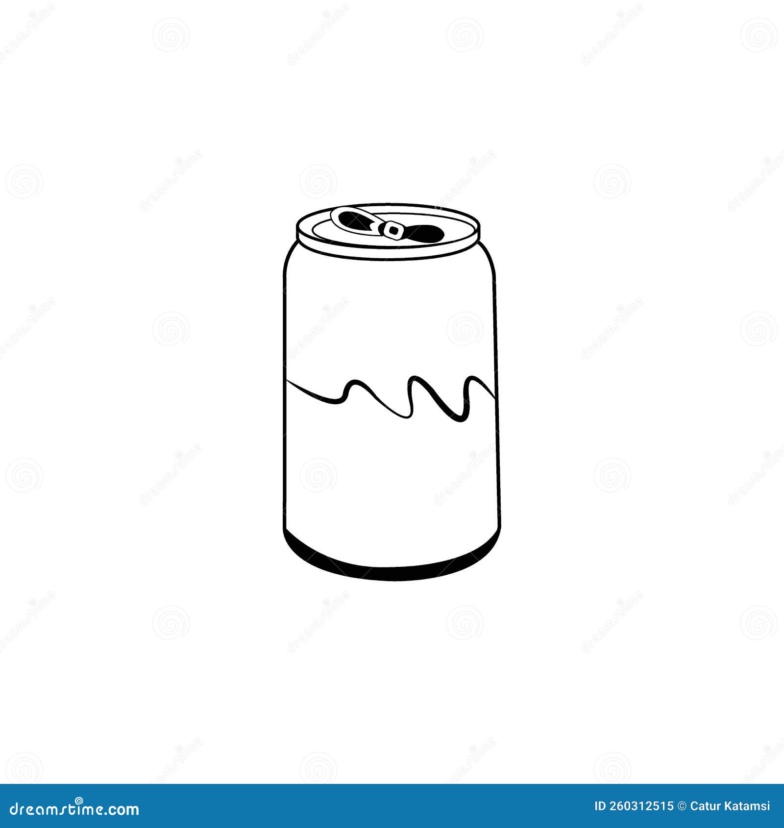 Can icon logo vector stock illustration. Illustration of icon - 260312515