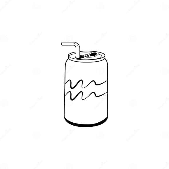 Can icon logo vector stock illustration. Illustration of alcohol ...
