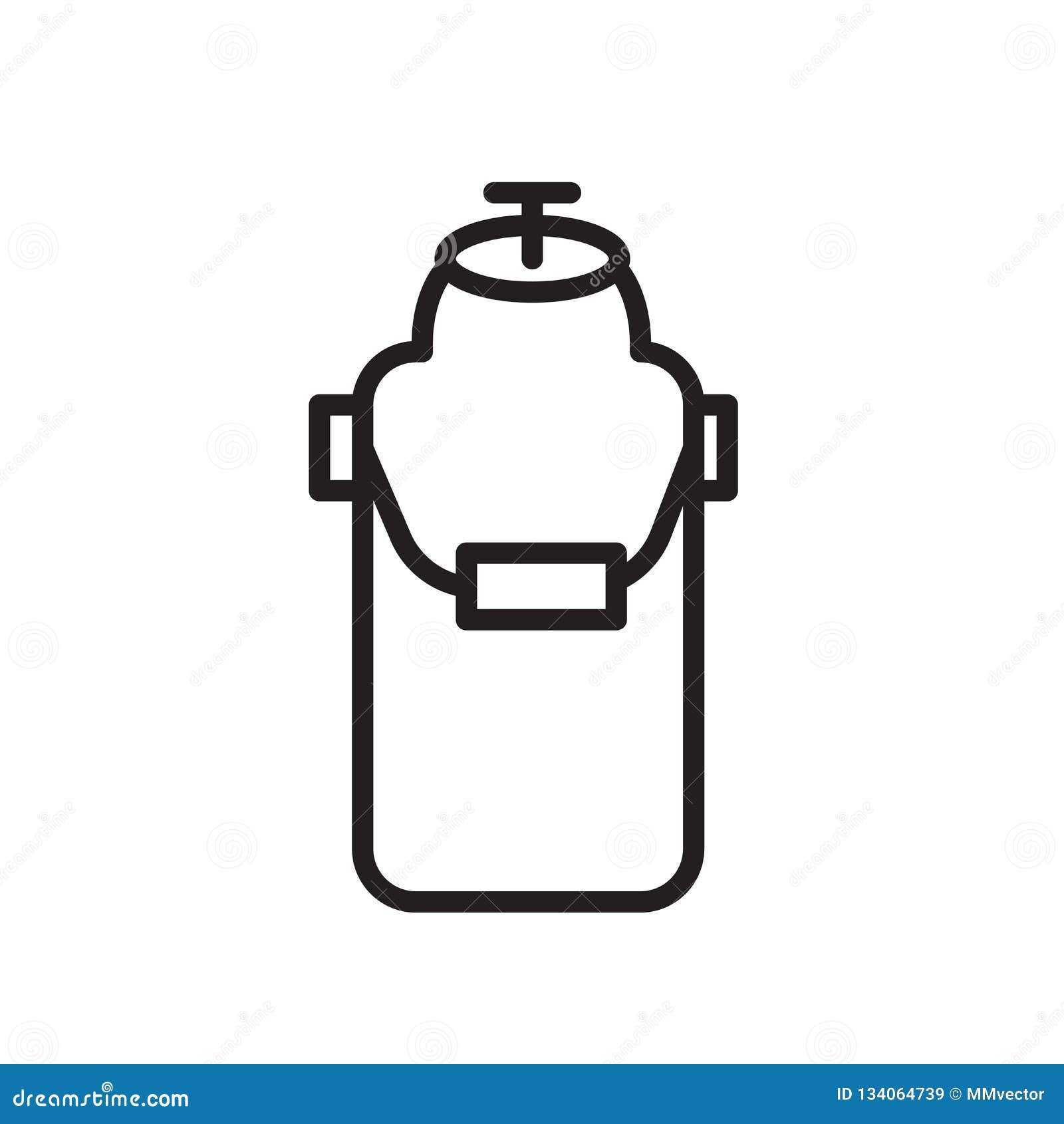 Can Icon Vector Isolated on White Background, Can Sign , Linear Symbol ...