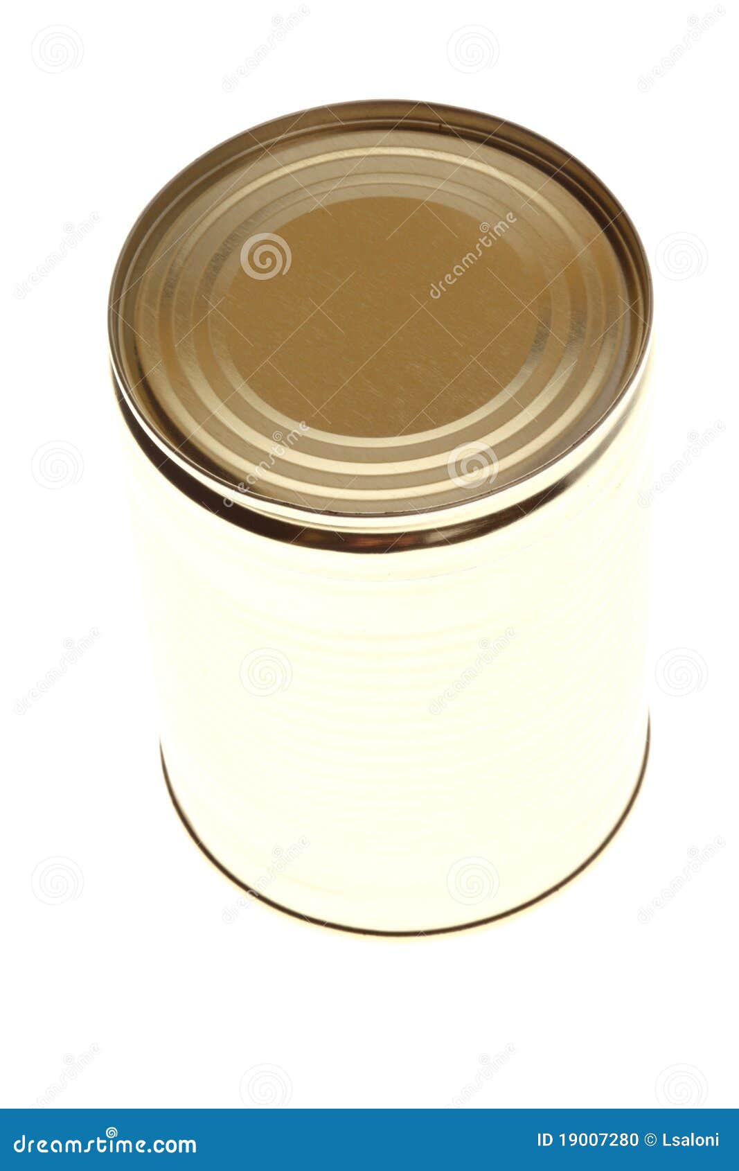 Can isolated on white stock photo. Image of metal, product - 19007280