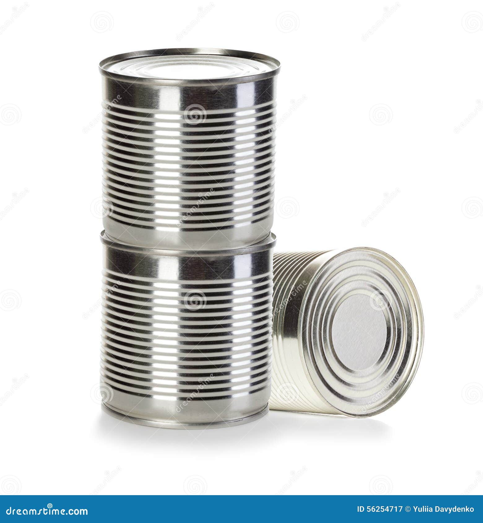Can isolated on a white stock image. Image of goods, metallic - 56254717