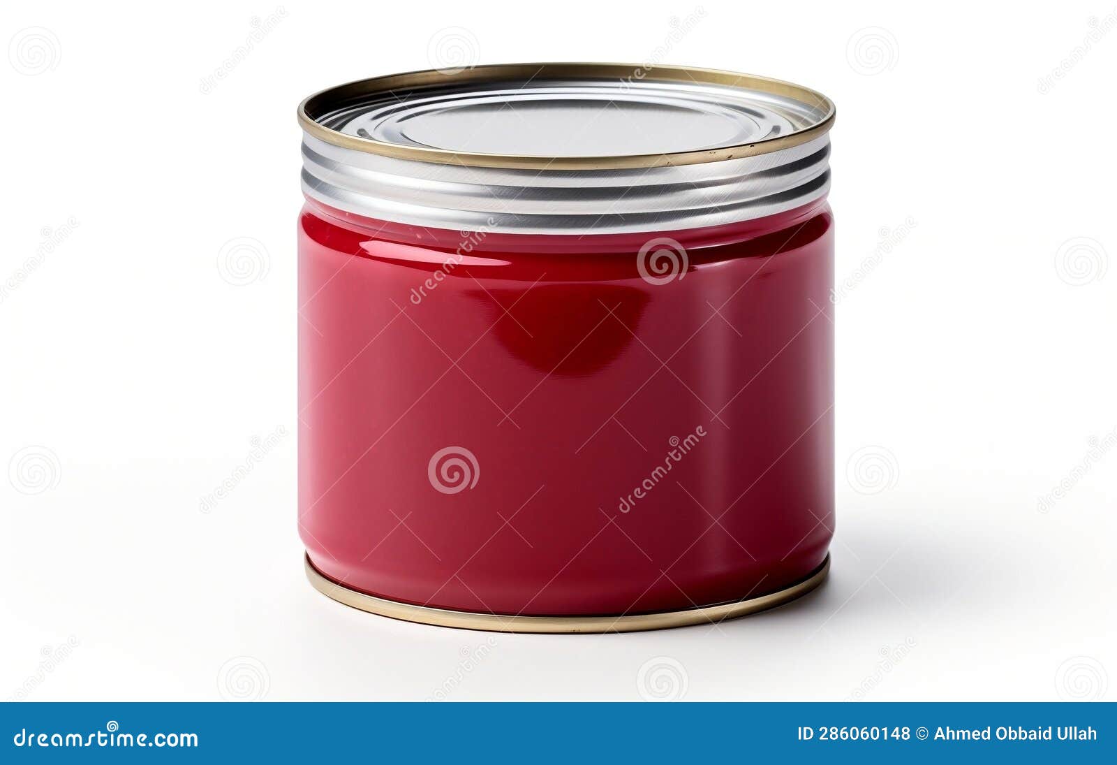 A Can Isolated on White Background Stock Photo - Image of isolated ...