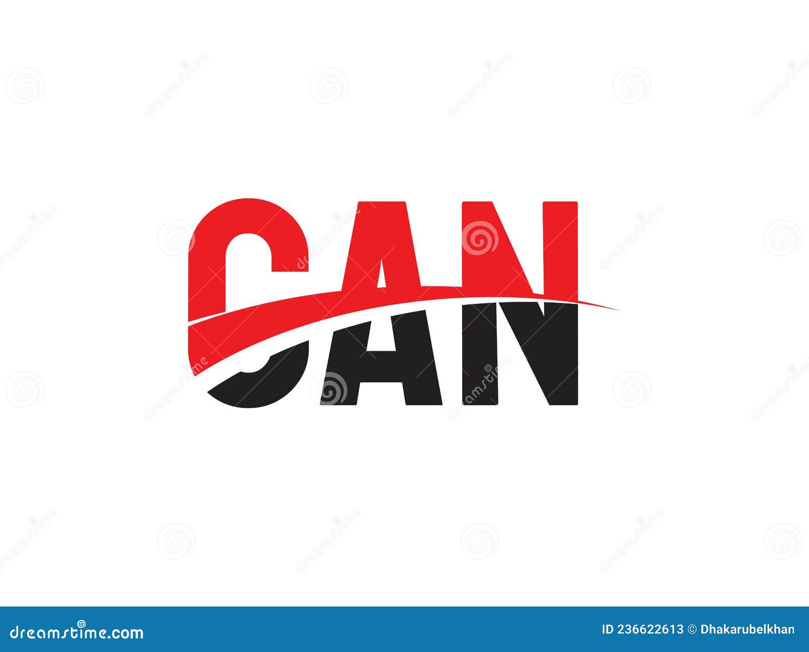 CAN Letter Initial Logo Design Vector Illustration Stock Vector ...