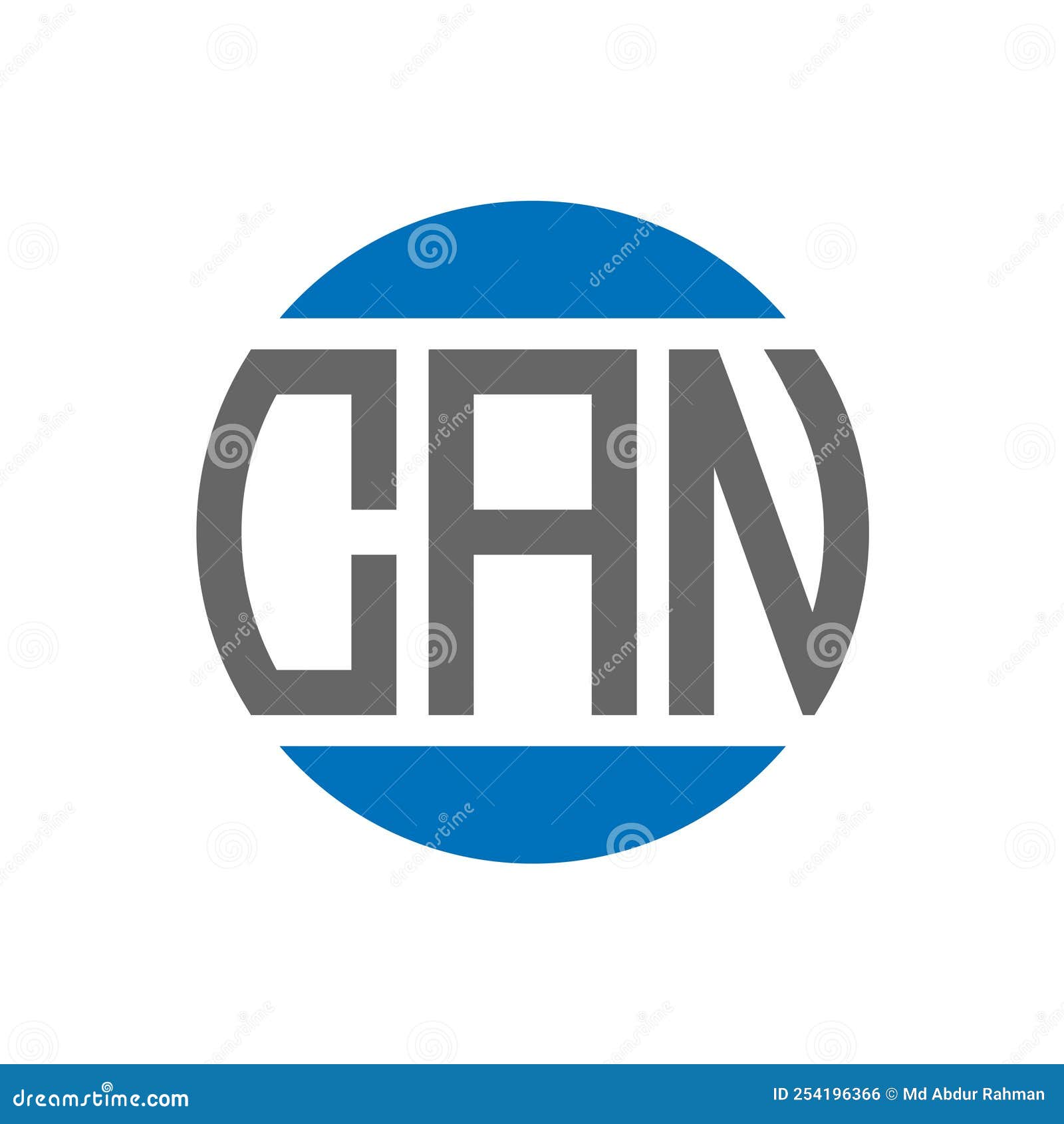 CAN Letter Logo Design on White Background. CAN Creative Initials ...