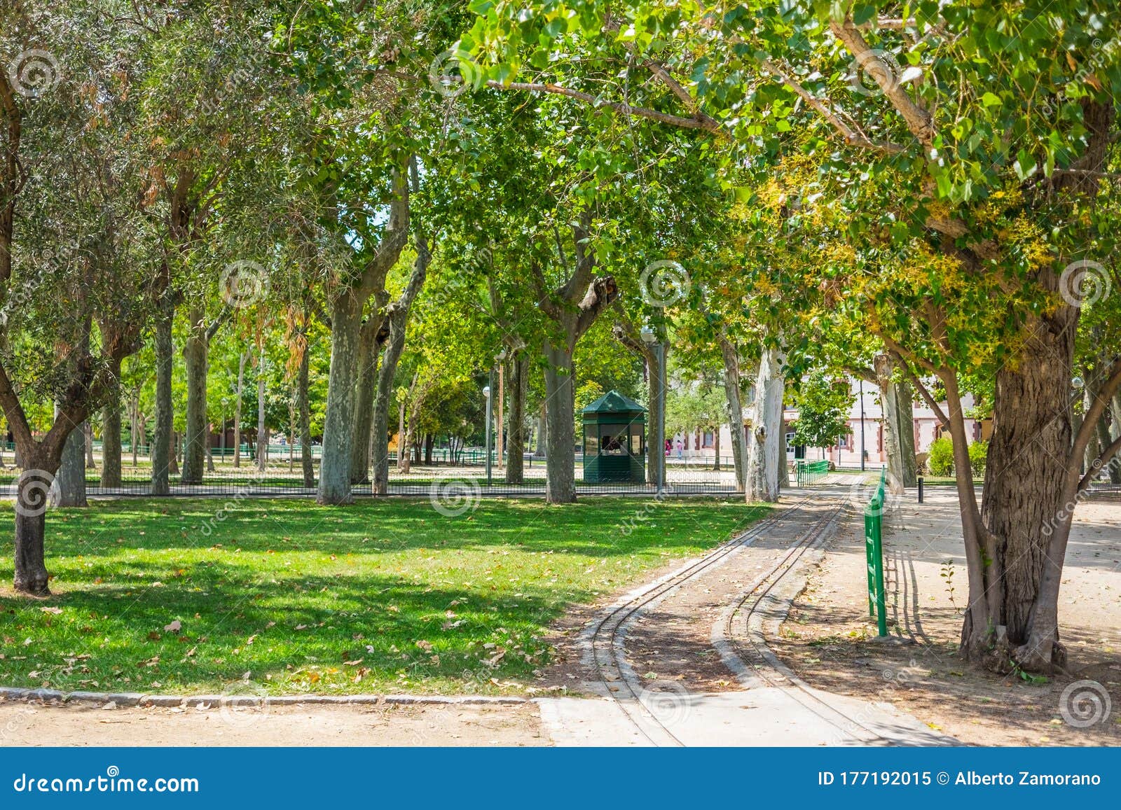 Can Mercader Park in Cornella, Barcelona Spain. Stock Image - Image of ...