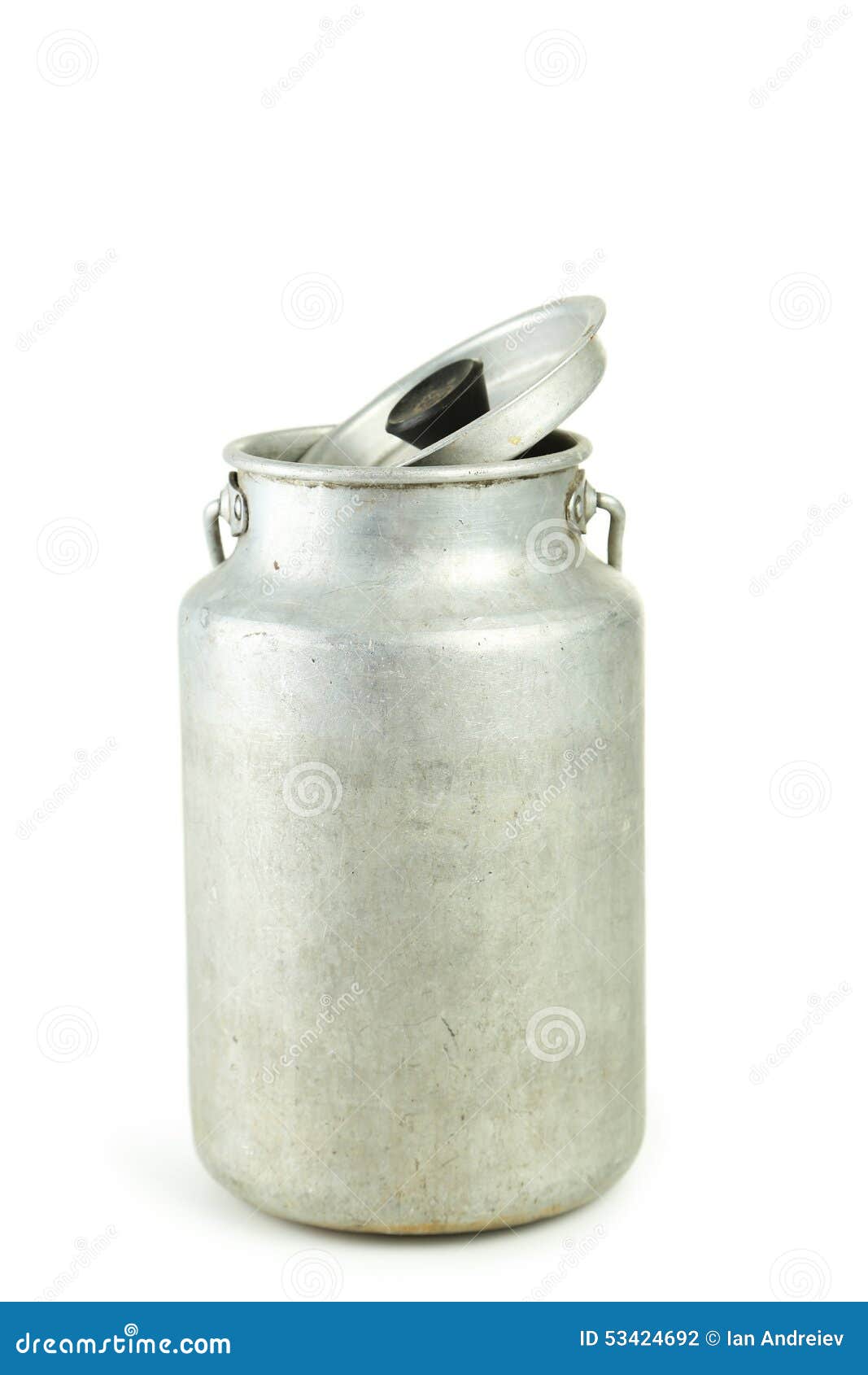 Can for milk stock photo. Image of single, crockery, isolated - 53424692