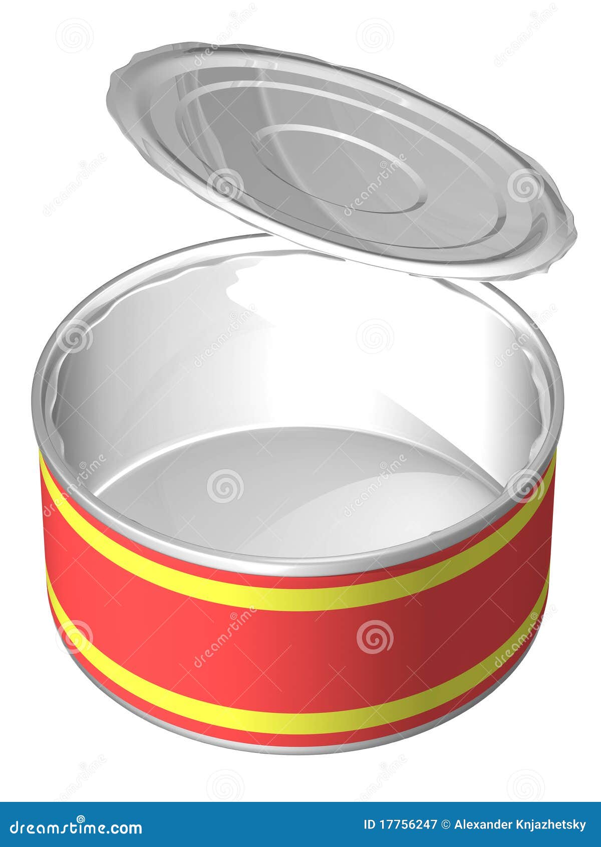Can open stock illustration. Illustration of goods, object - 17756247