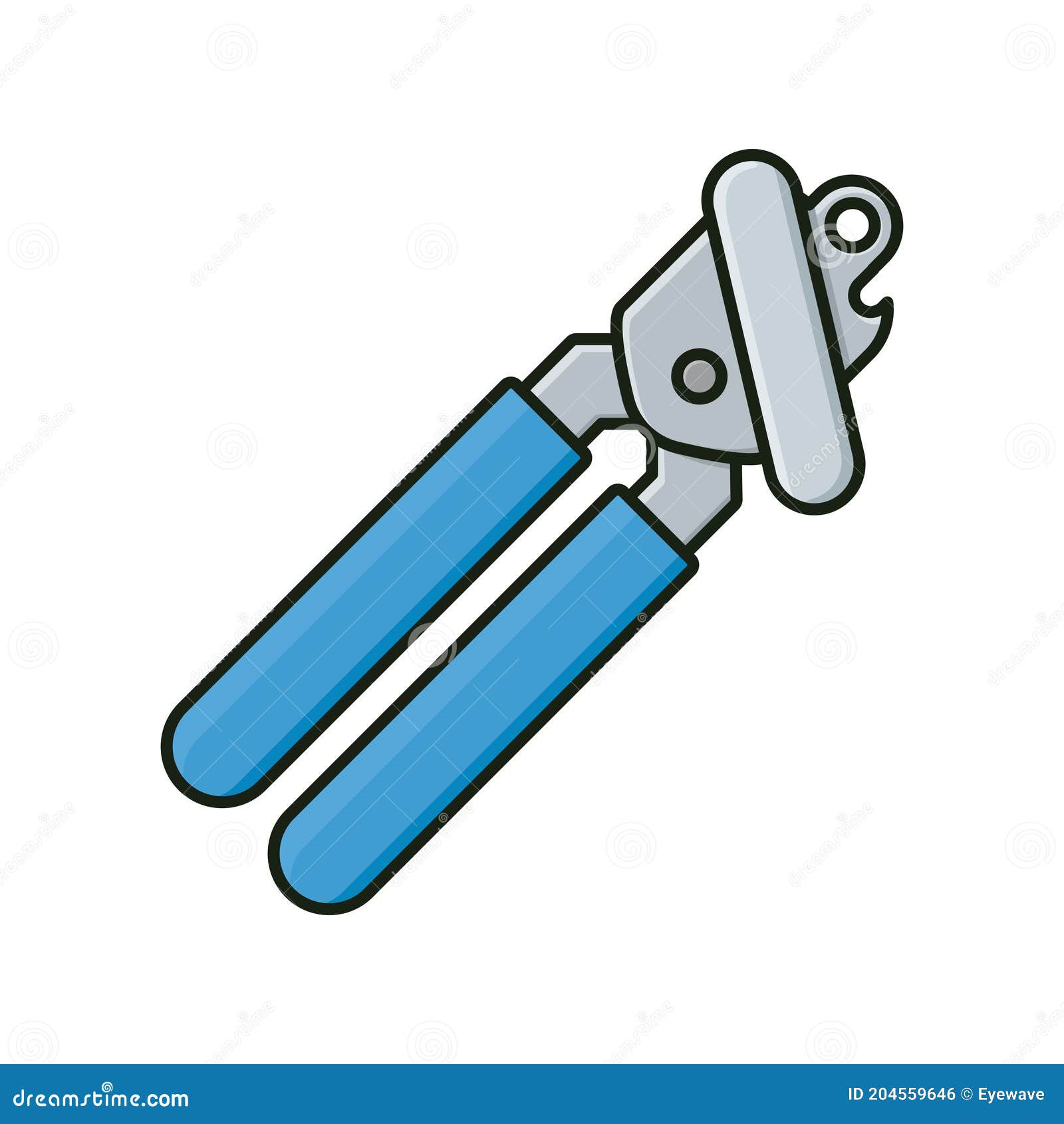 Can Opener Isolated Vector Illustration Stock Vector - Illustration of ...