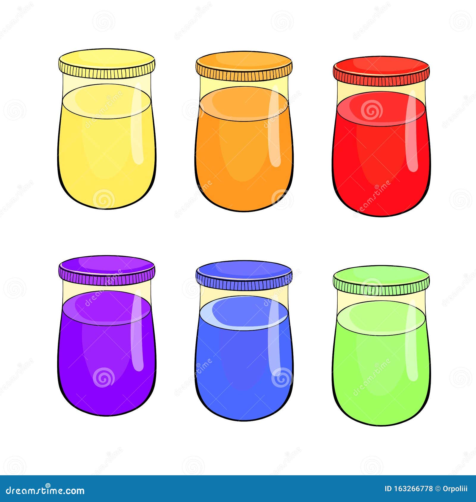 Can of Paint for Drawing. Vector Illustration Stock Vector ...