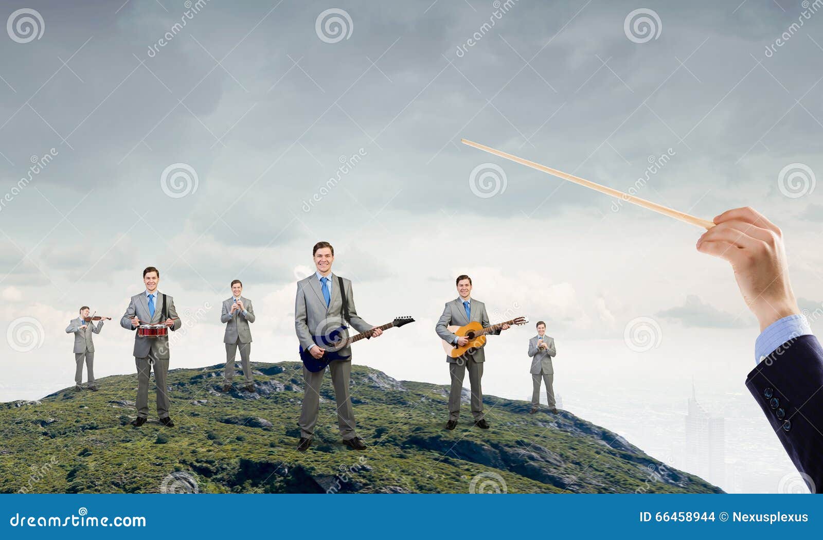 He Can Play All Instruments Stock Photo - Image of boss, task: 66458944