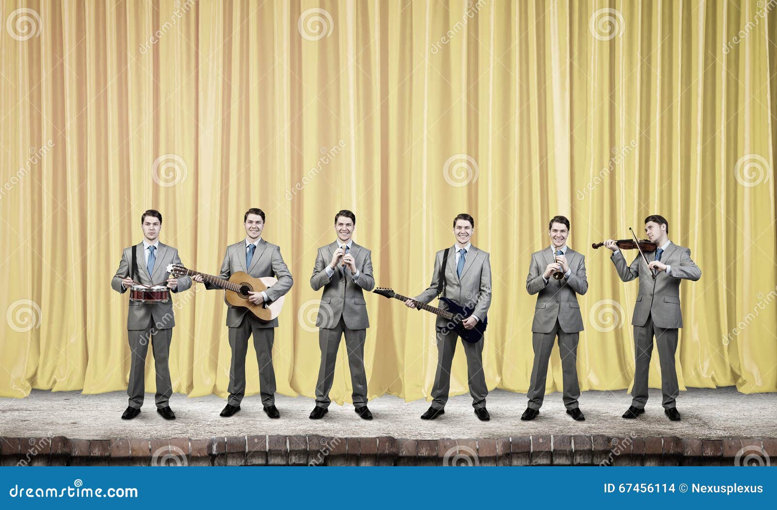 He Can Play All Instruments Stock Photo - Image of player, orchestra ...