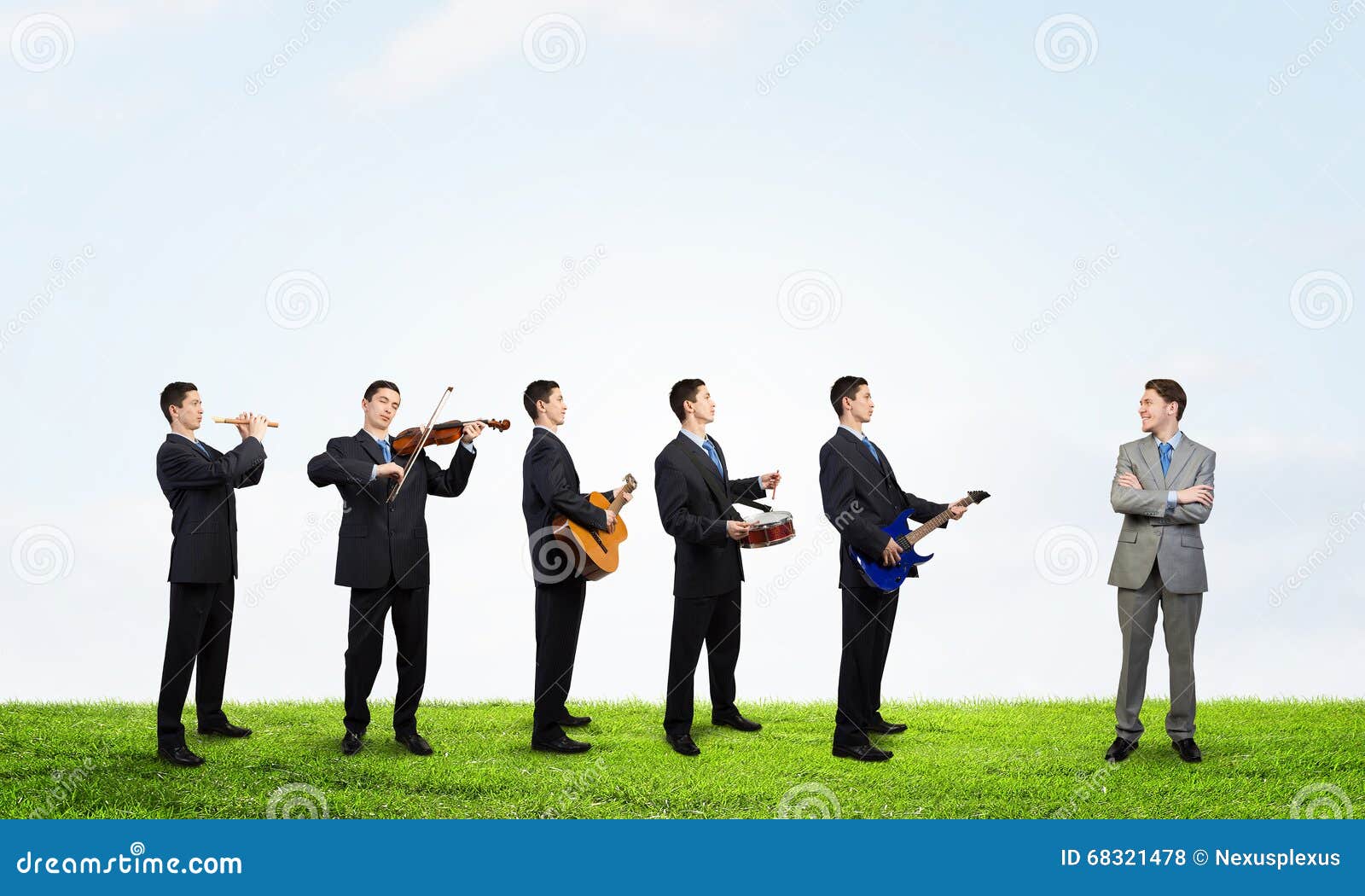 He Can Play All Instruments Stock Photo - Image of sound, orchestral ...