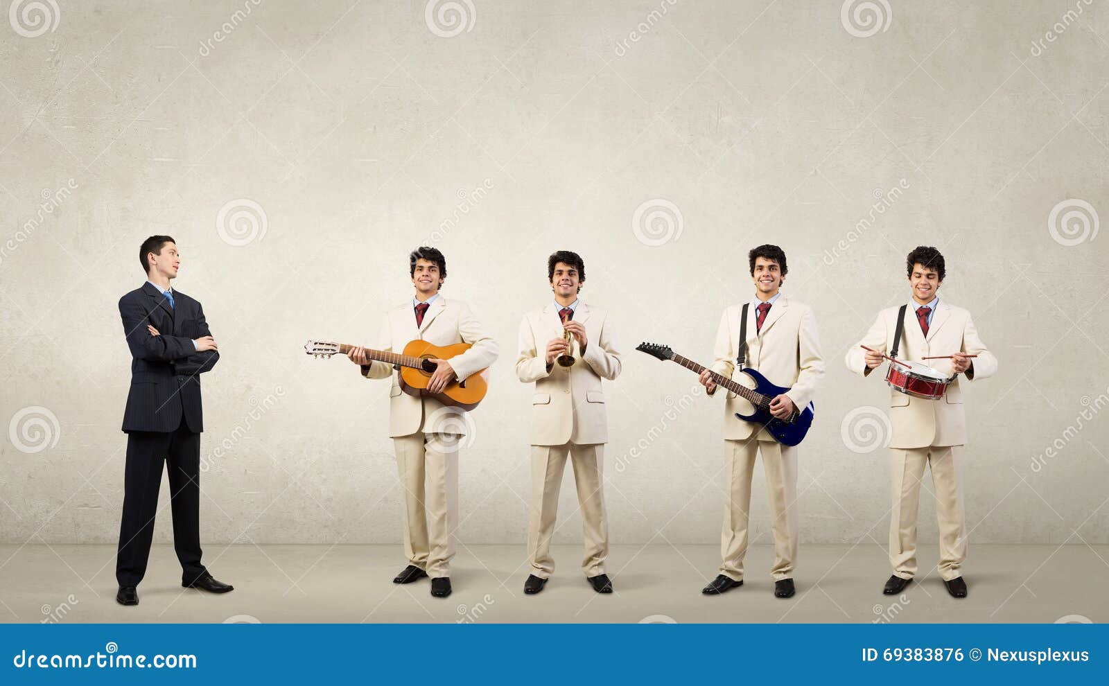 He Can Play All Instruments Stock Photo - Image of skilled, horn: 69383876