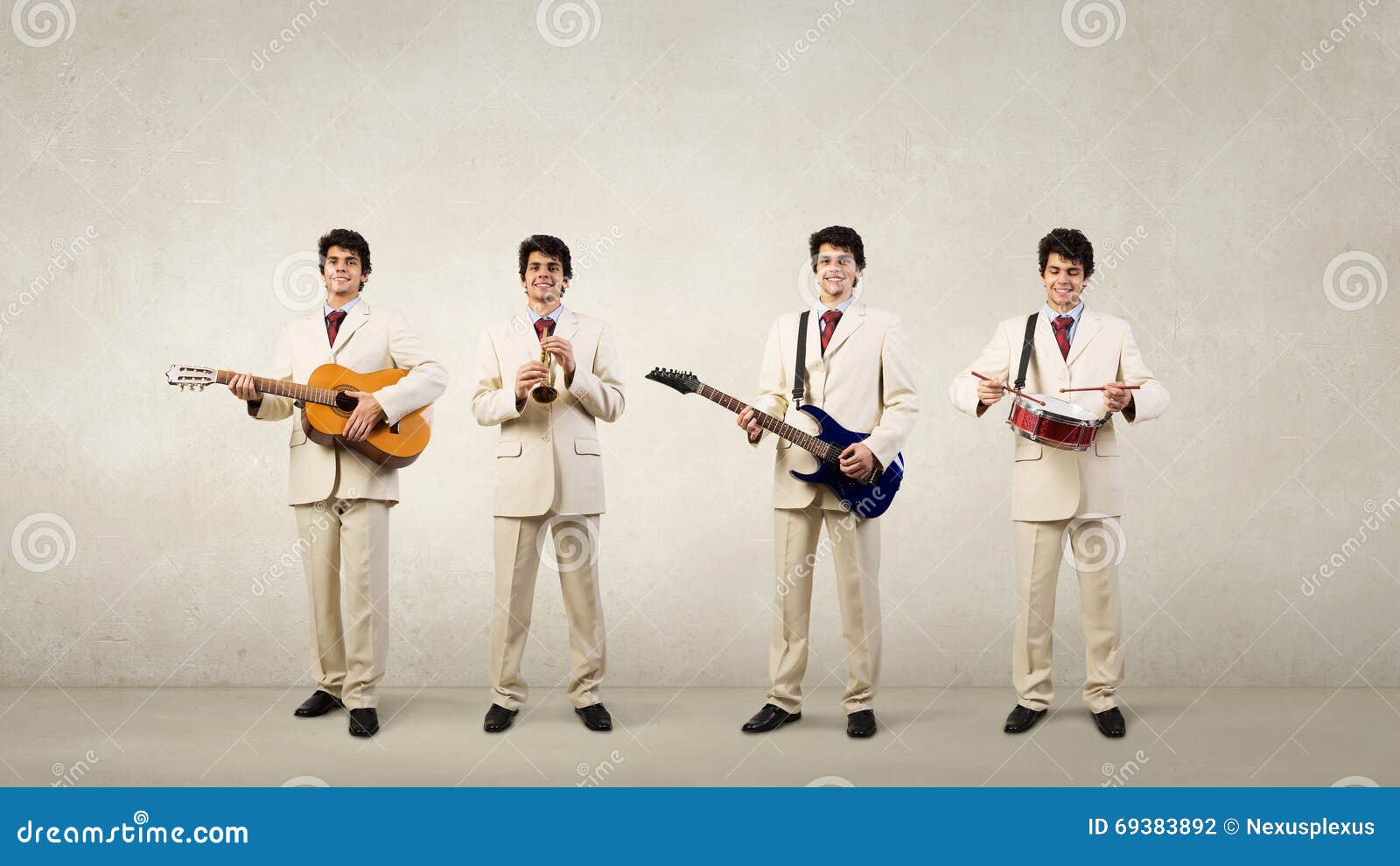 He Can Play All Instruments Stock Photo - Image of perform, concert ...