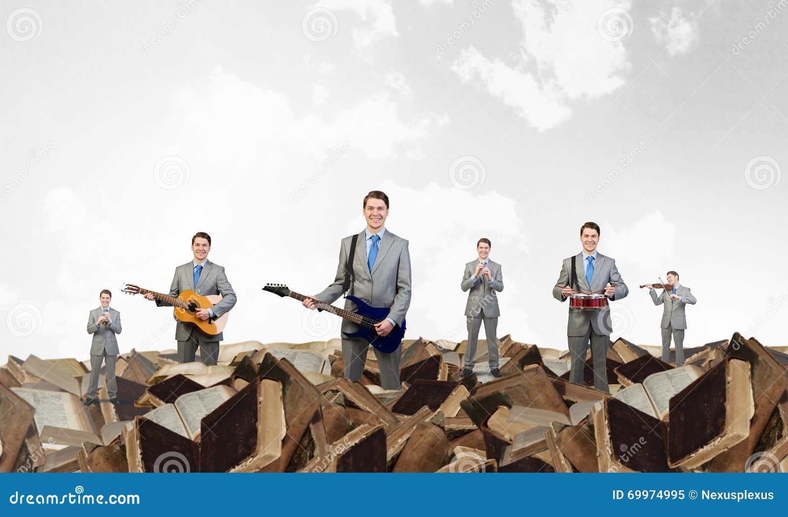 He Can Play All Instruments Stock Image - Image of concert, horn: 69974995