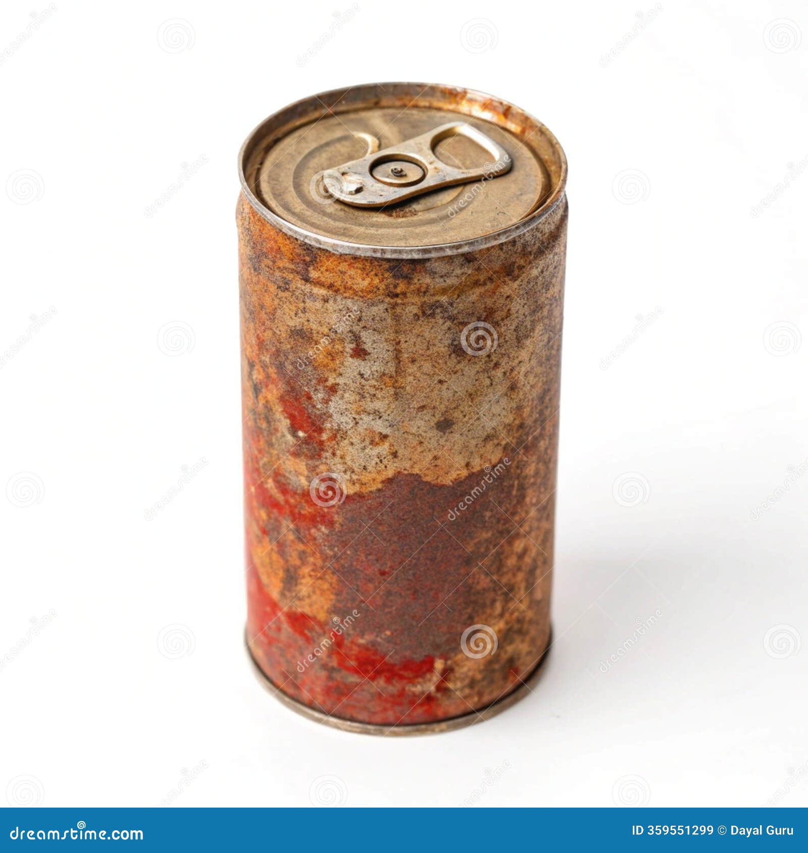 Can Of Rust On Transparent Background Royalty-Free Stock Photo ...