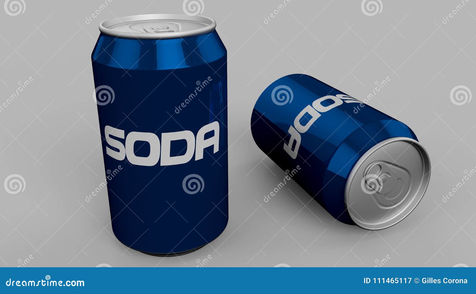 Can of soda stock illustration. Illustration of soda - 111465117