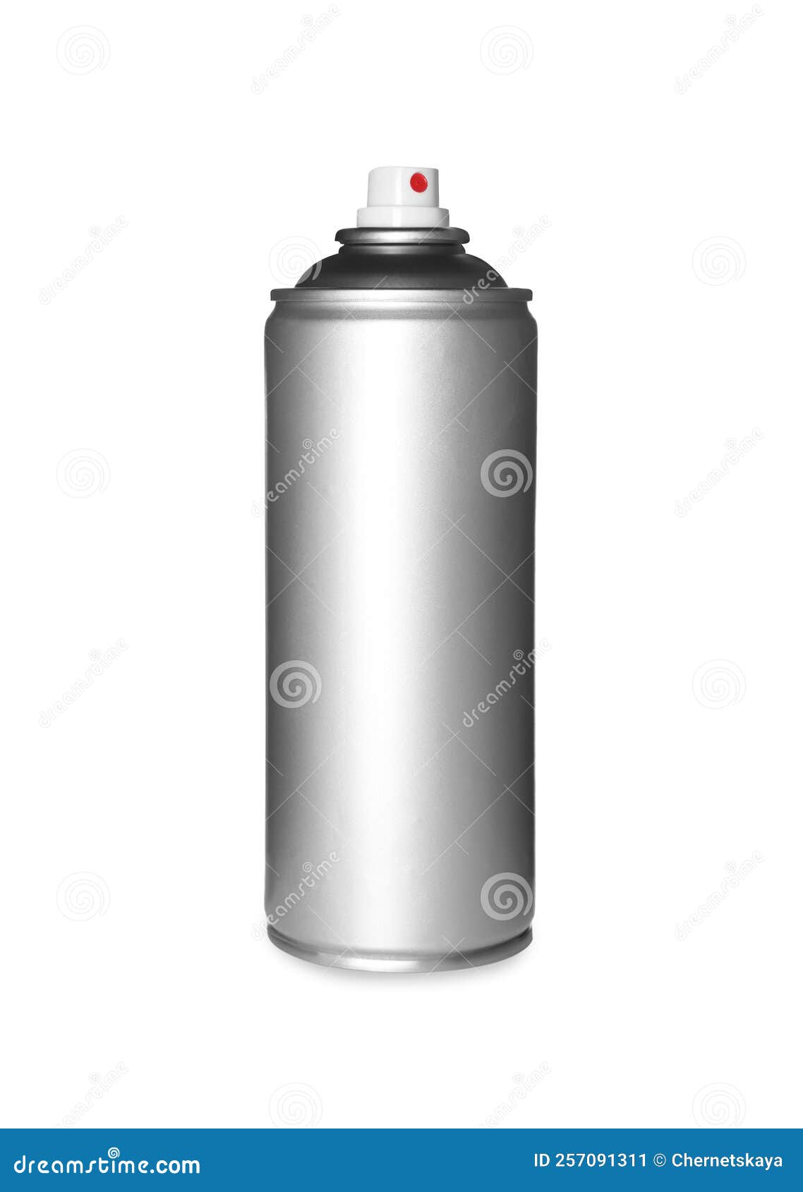 Can of Spray Paint Isolated on White Stock Image - Image of aerosol ...