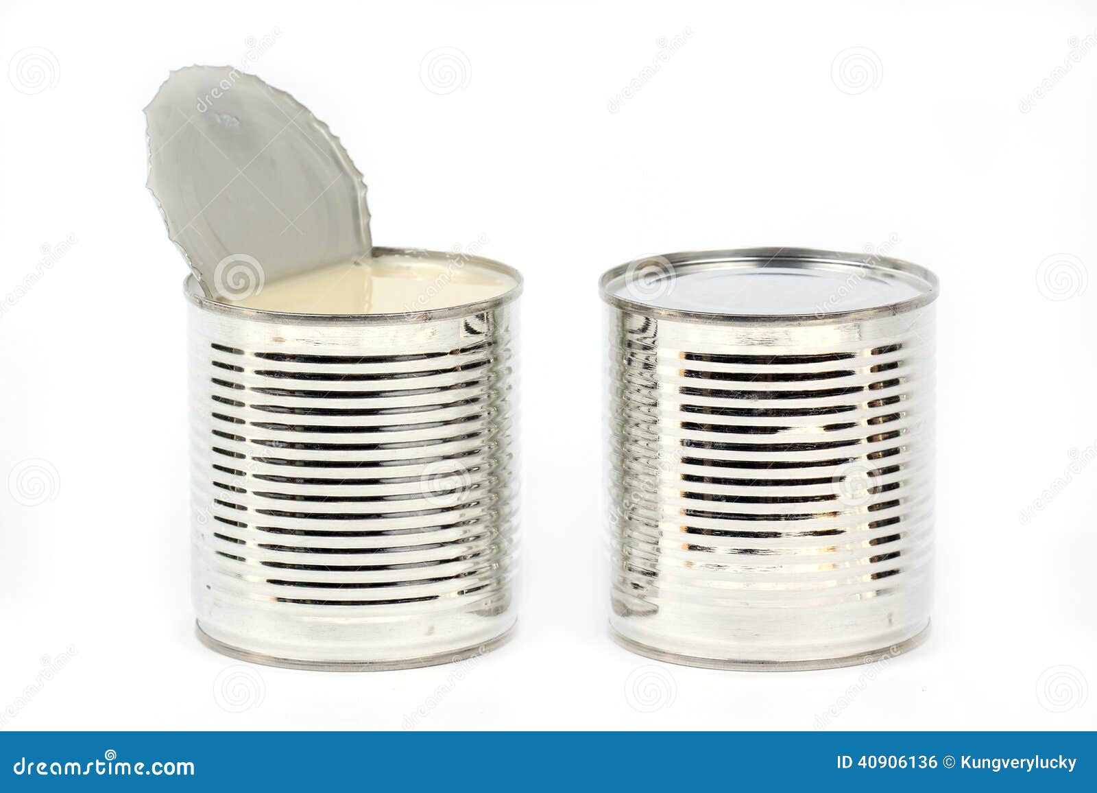 Can of Sweetened Condensed Milk Stock Photo - Image of product, sweet ...