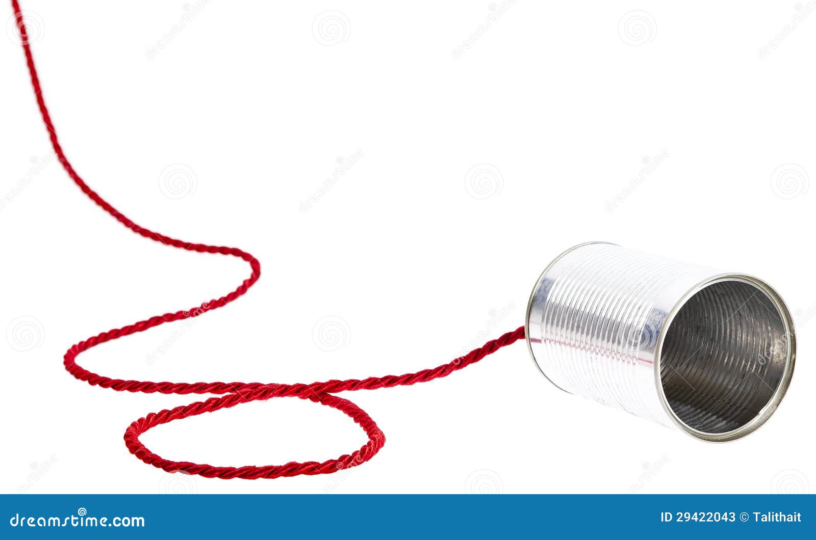 Can telephone stock image. Image of childhood, cord, bond - 29422043