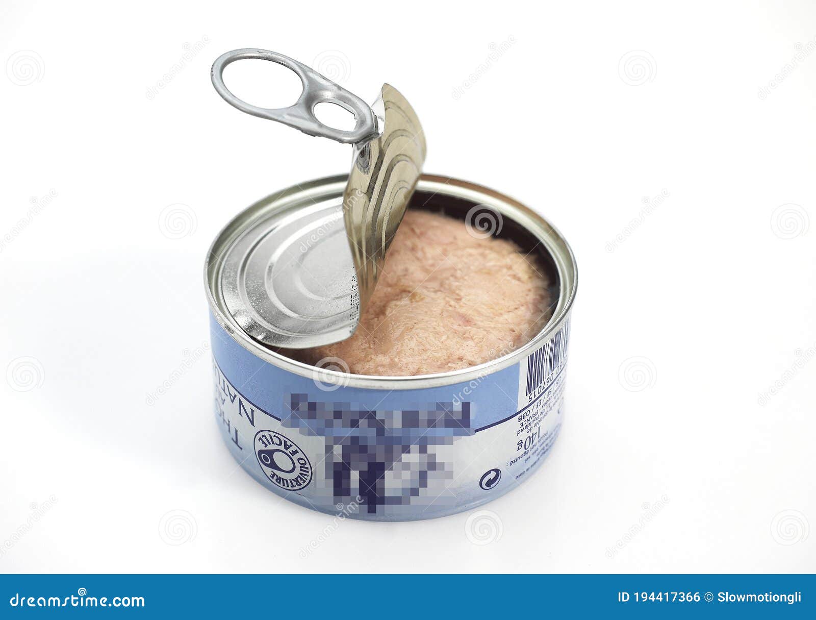 CAN of TUNA FISH stock photo. Image of white, food, indoors - 194417366