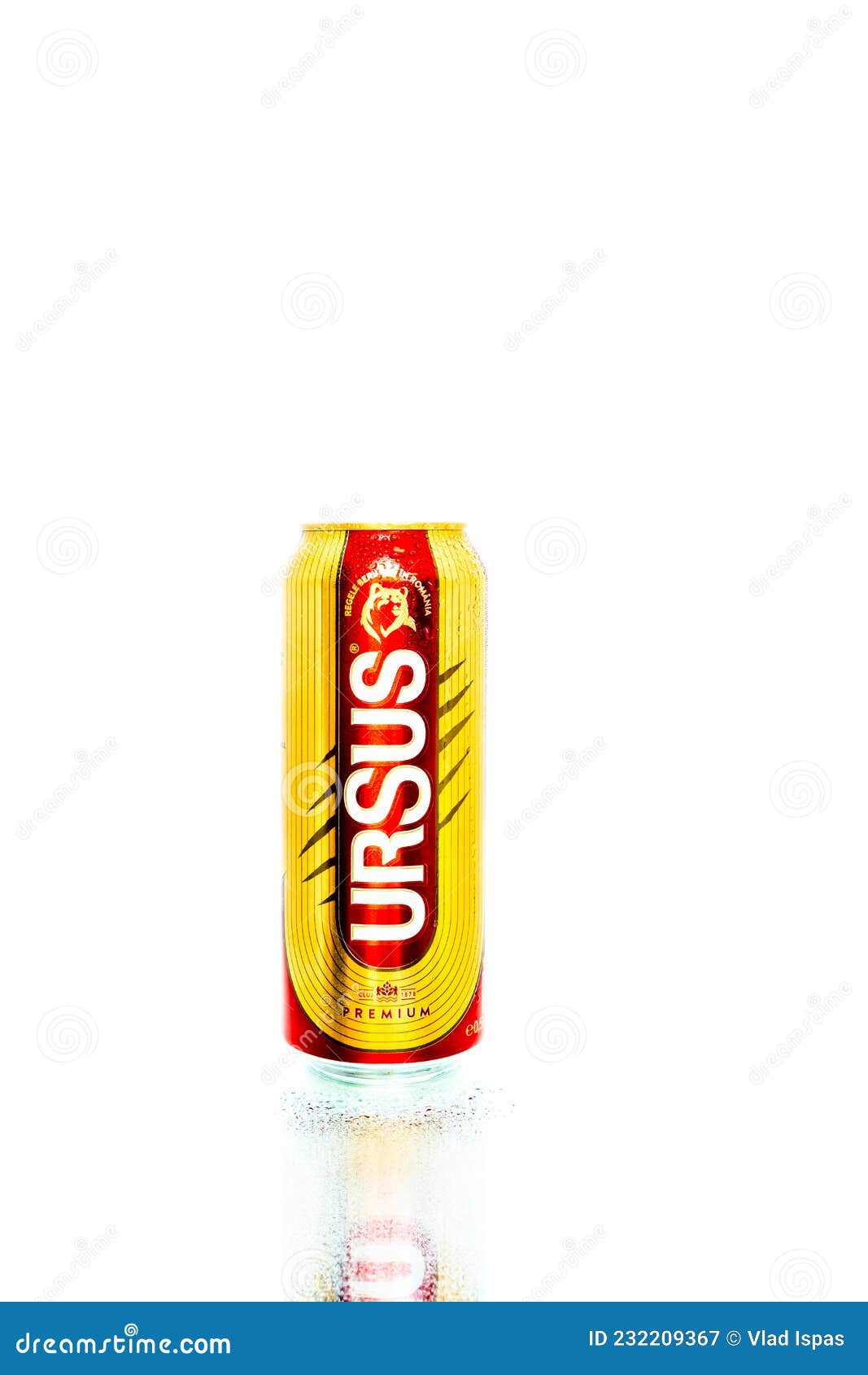 Can of Ursus Beer in Bucharest, Romania, 2021 Editorial Photography ...